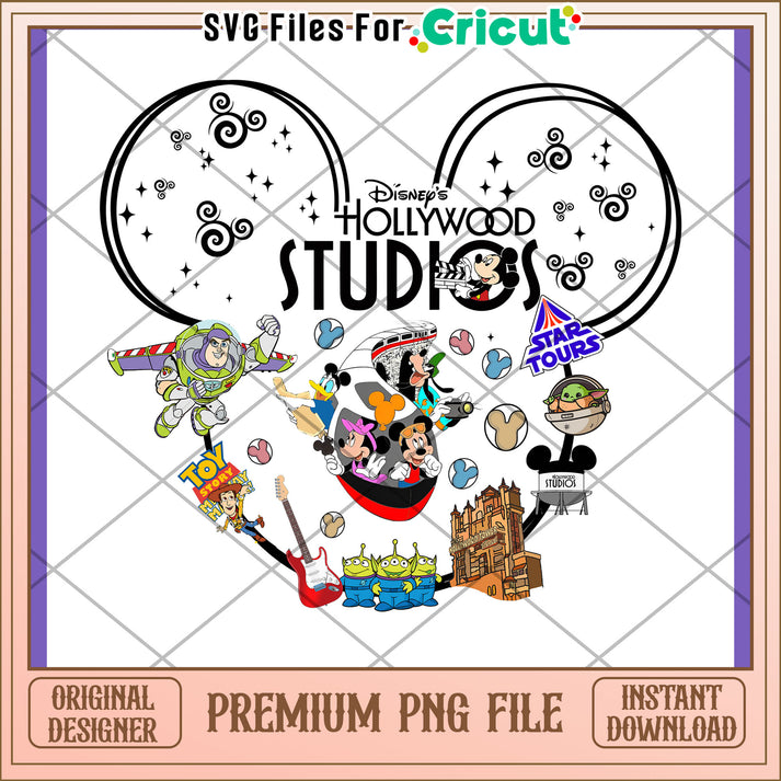 Disney Hollywood Studios PNG Design for Downloads – svg files for cricut