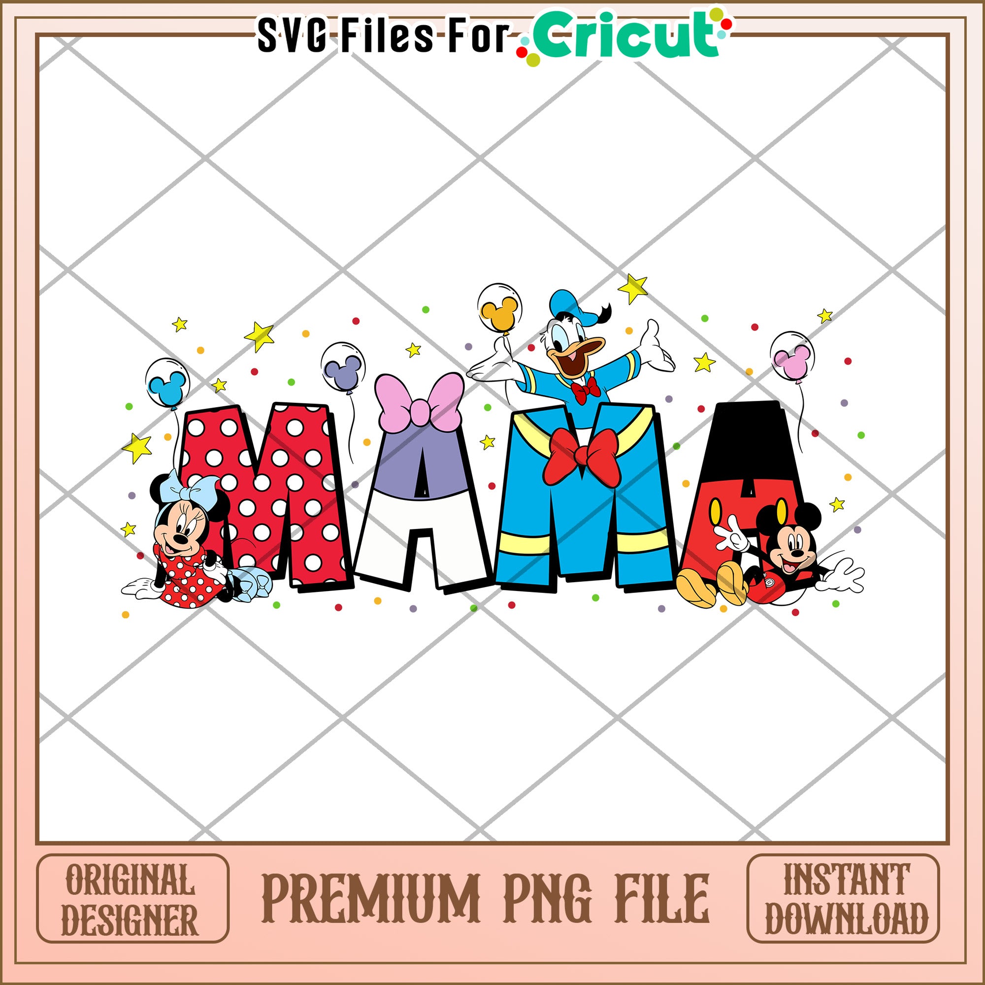 Disney Mama PNG File for Cricut Cutting Machines – svg files for cricut
