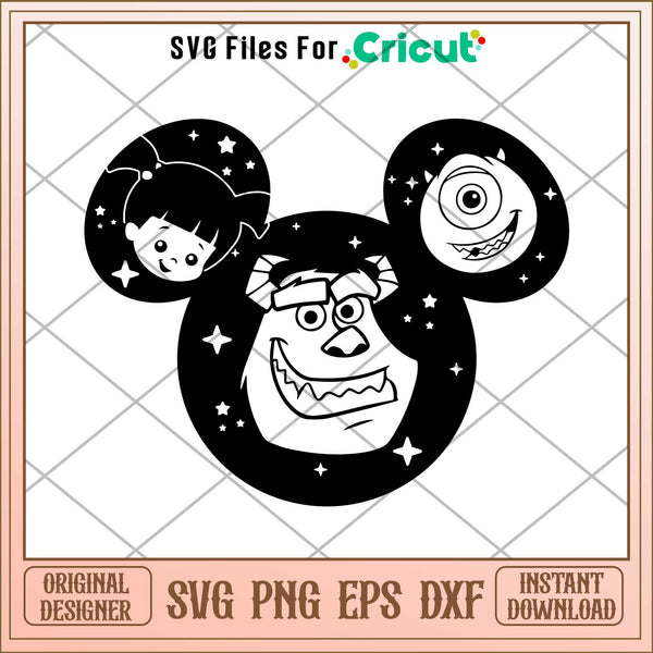 Disney Monster Inc svg, monsters inc svg, Digital dowload – svg files ...