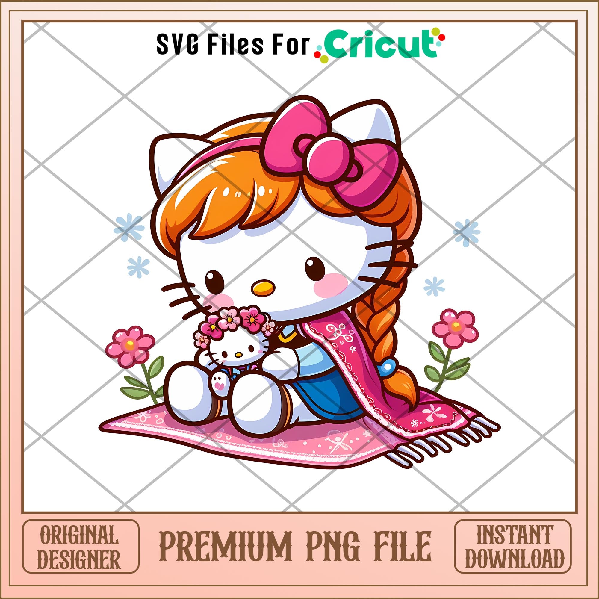 Disney Princess Anna Hello Kitty png, Disney princess name png, digita ...