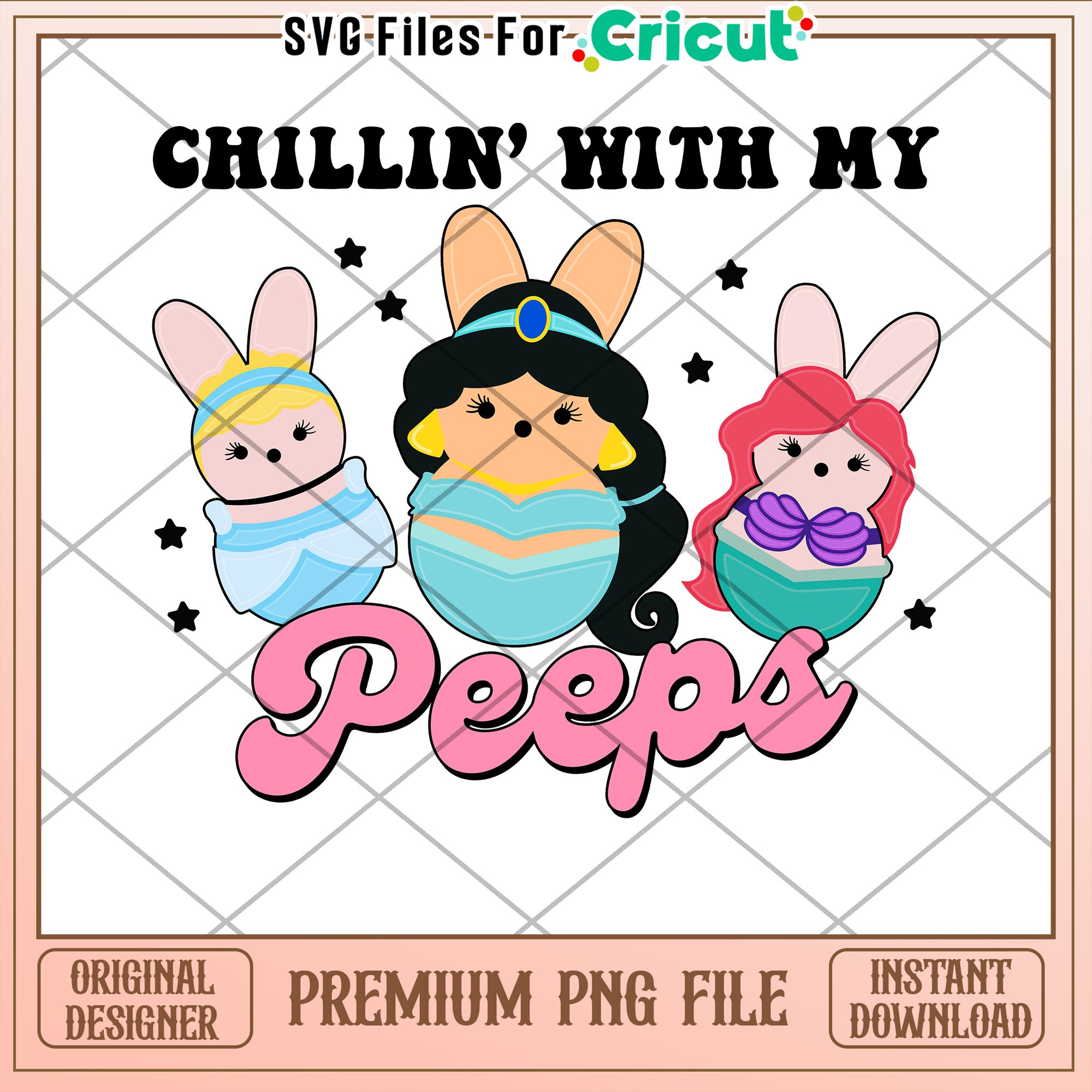Disney Princess Peeps PNG Download – svg files for cricut