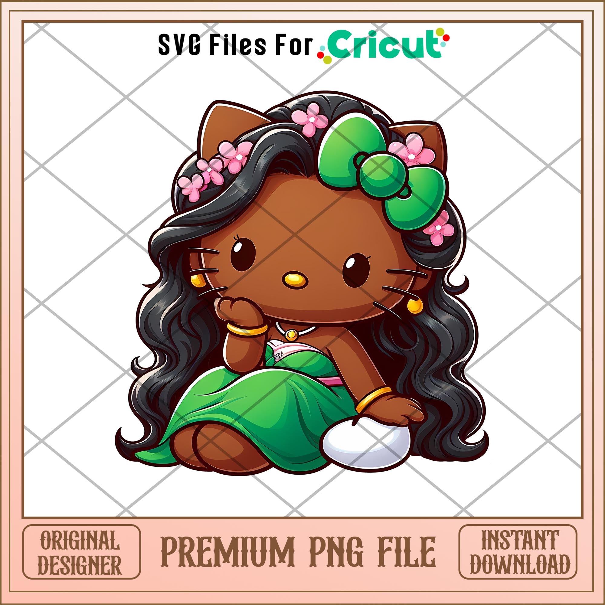 Disney Princess Tiana Hello Kitty png, Disney princess name png, digit ...