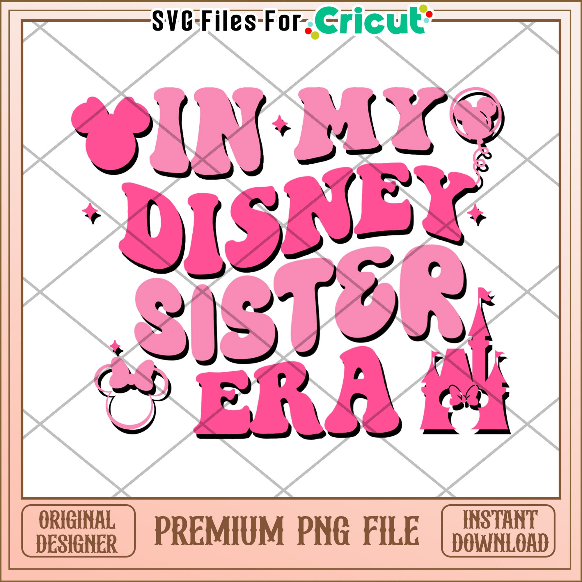 Disney Sister Era PNG Sublimation – svg files for cricut