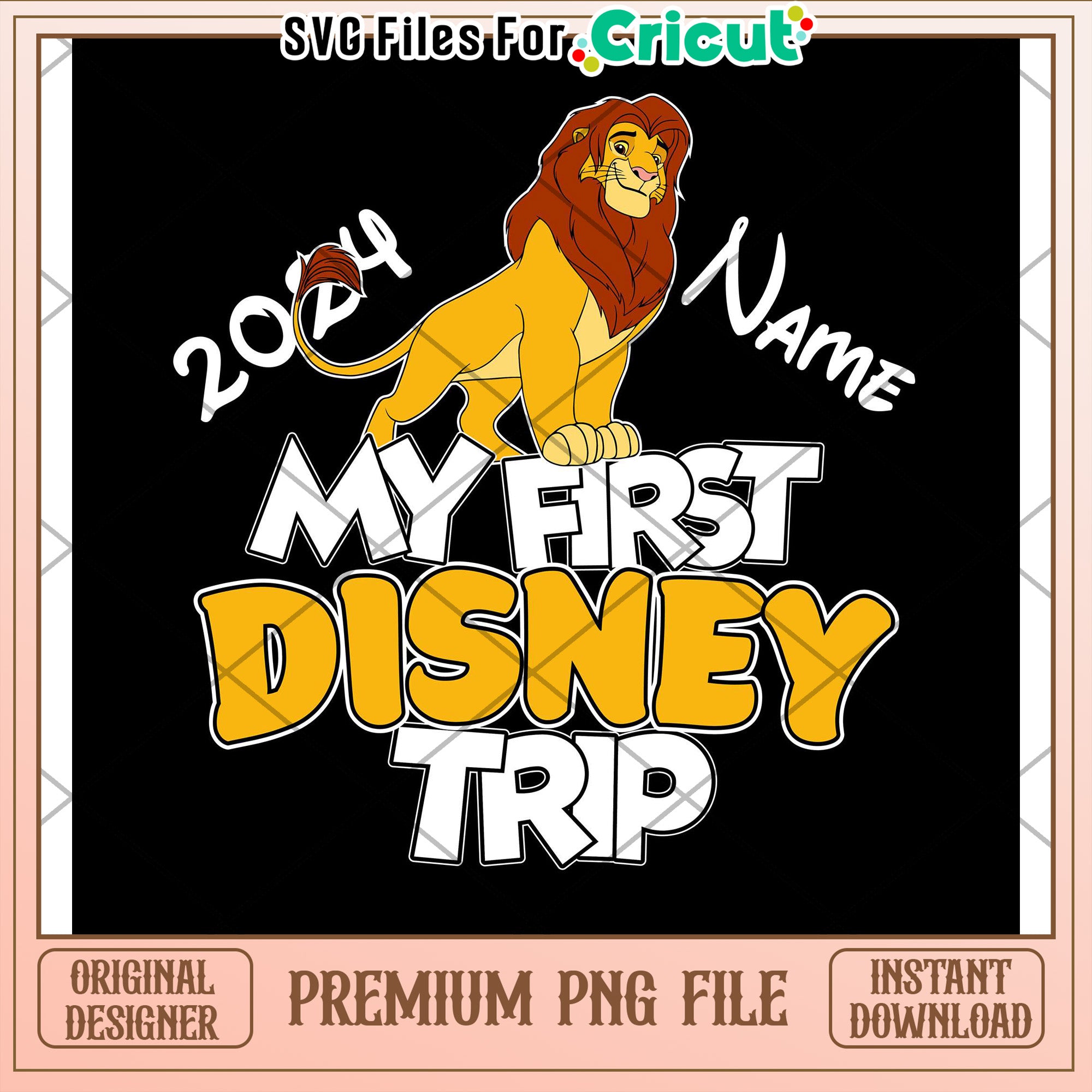 Disney Trip PNG My First Disney Trip Design – svg files for cricut