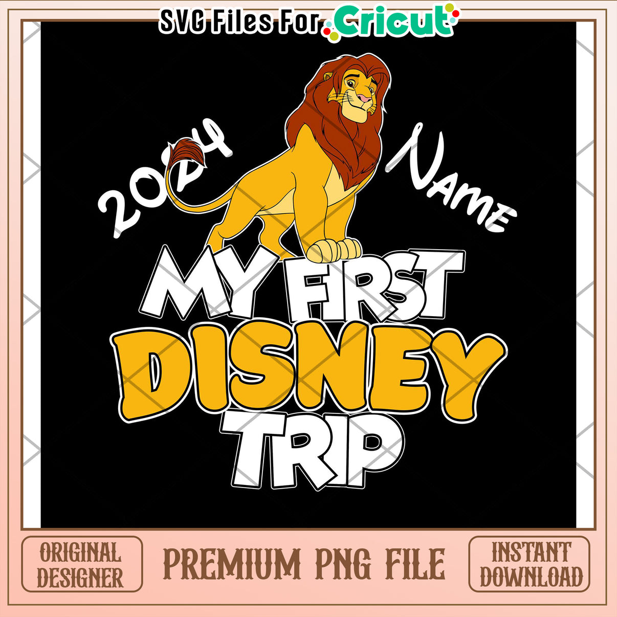 Disney Trip PNG My First Disney Trip Design – svg files for cricut