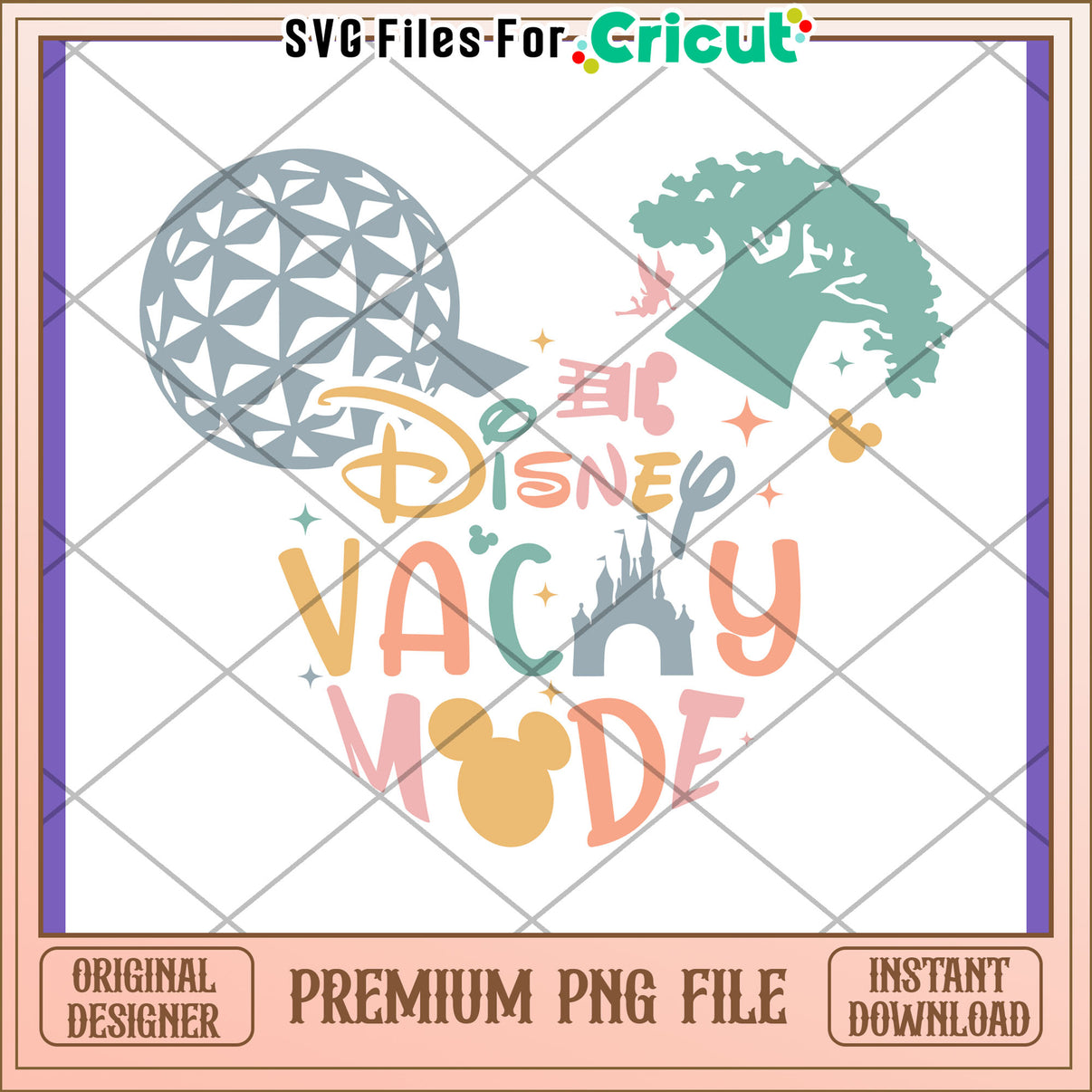 Disney Vacation Mode PNG Design – svg files for cricut