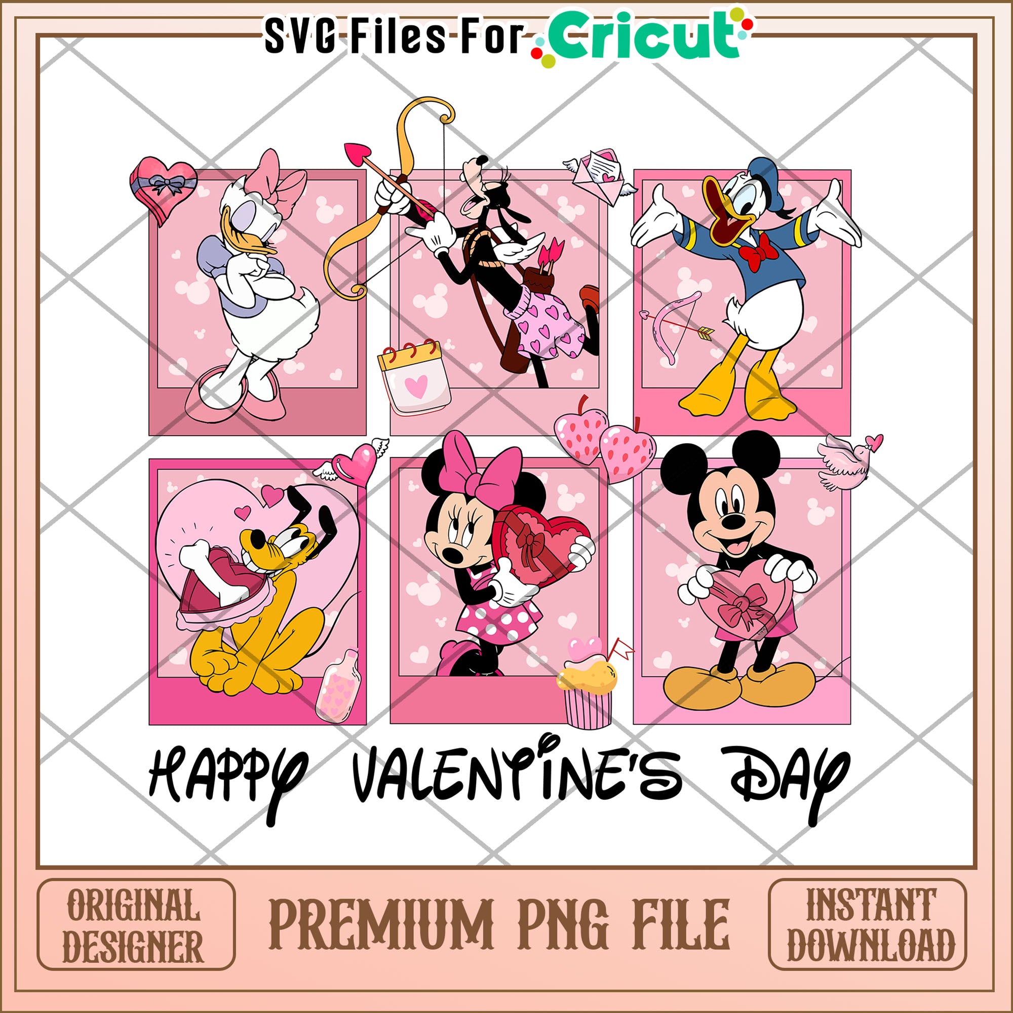 Disney Valentines PNG Sublimation Design – svg files for cricut