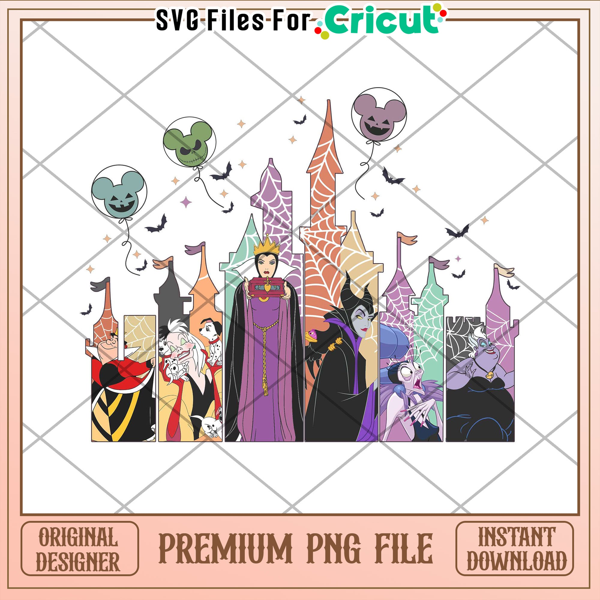 Disney Villain Halloween PNG – svg files for cricut