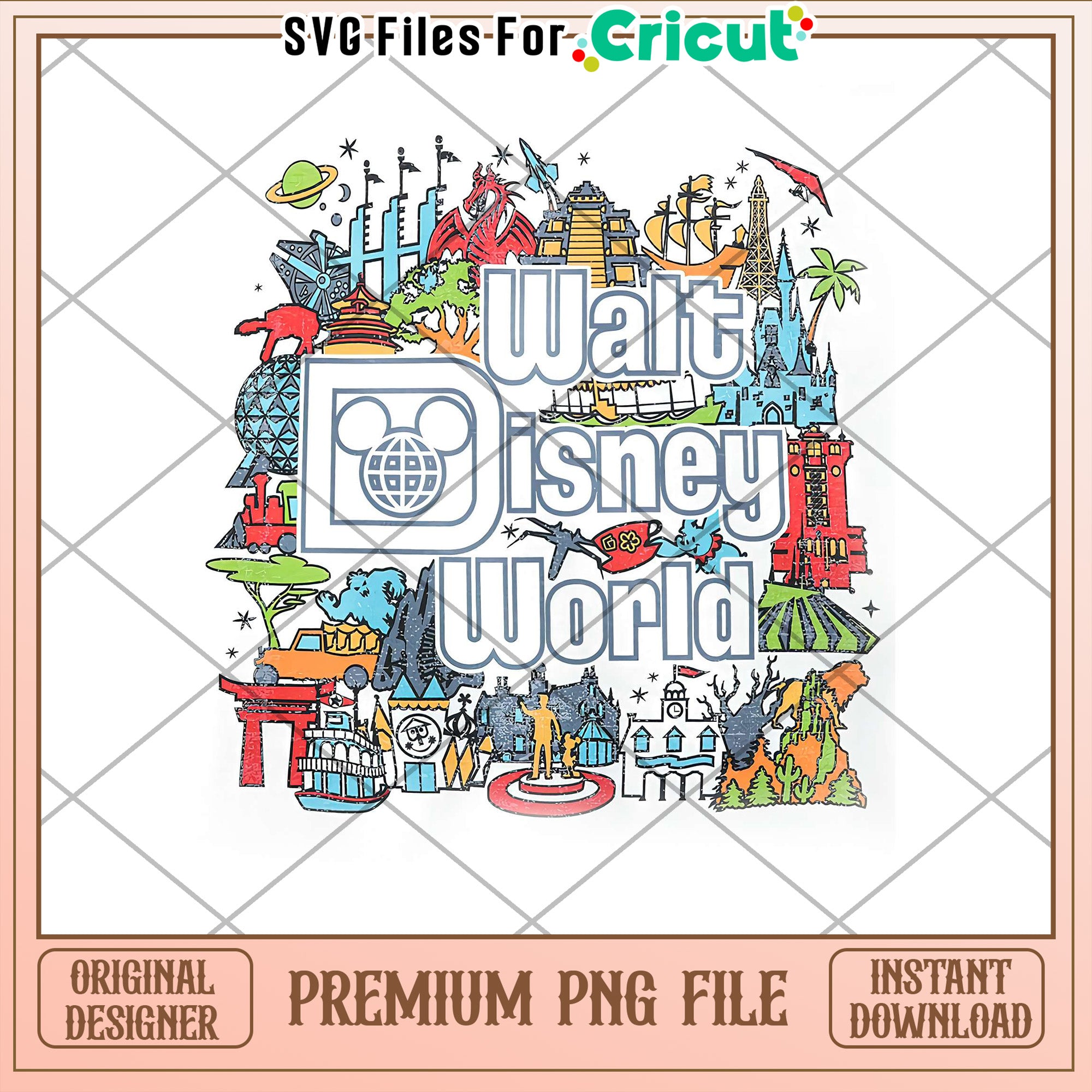 Disney World PNG Sublimation Design – svg files for cricut