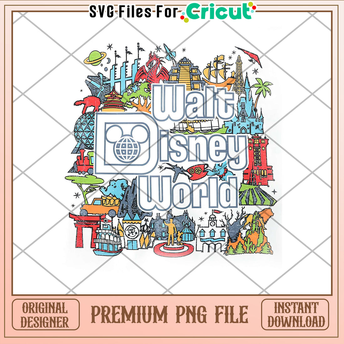 Disney World PNG Sublimation Design – svg files for cricut