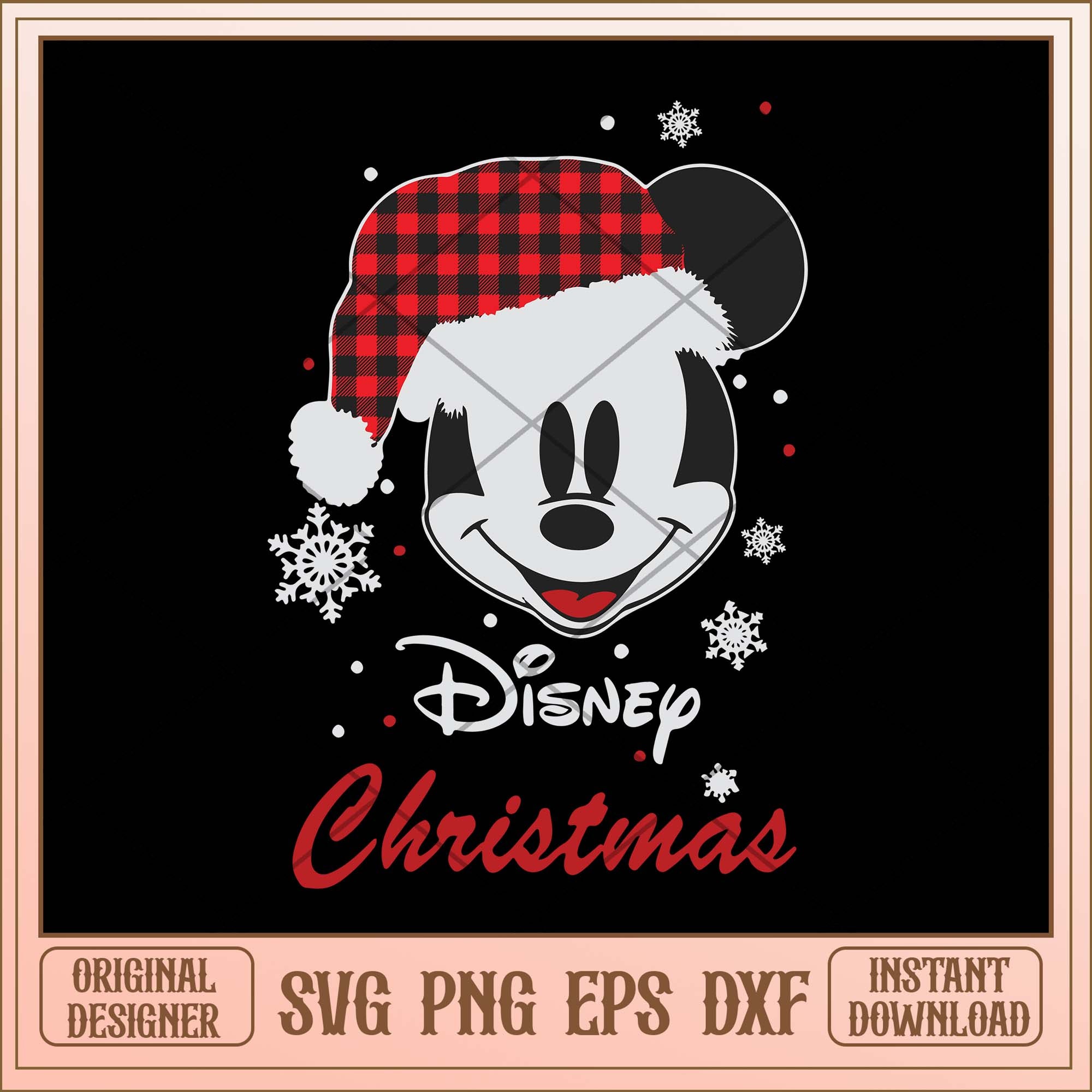 Disney christmas svg, Christmas Mickey red flannel svg bundle – svg ...