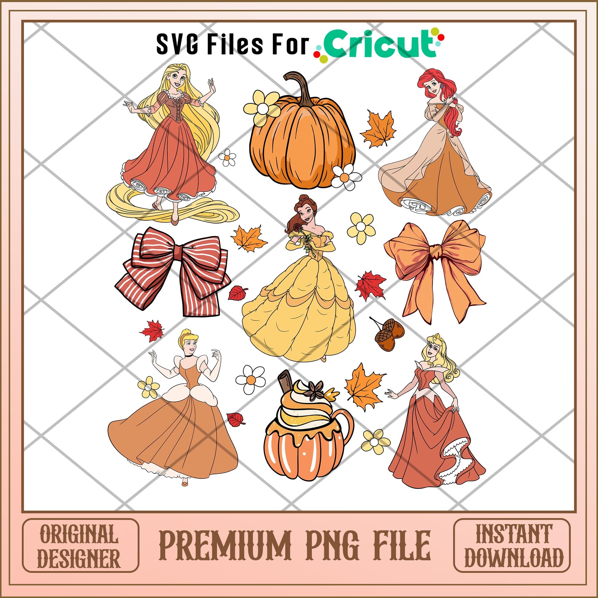 Disney princess autumn png, disney png, halloween png – svg files for ...