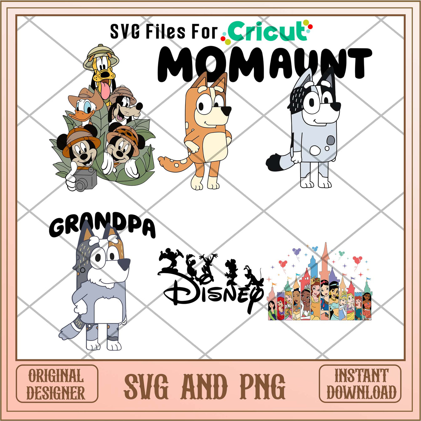 Cartoon characters for kids svg bundle – svg files for cricut