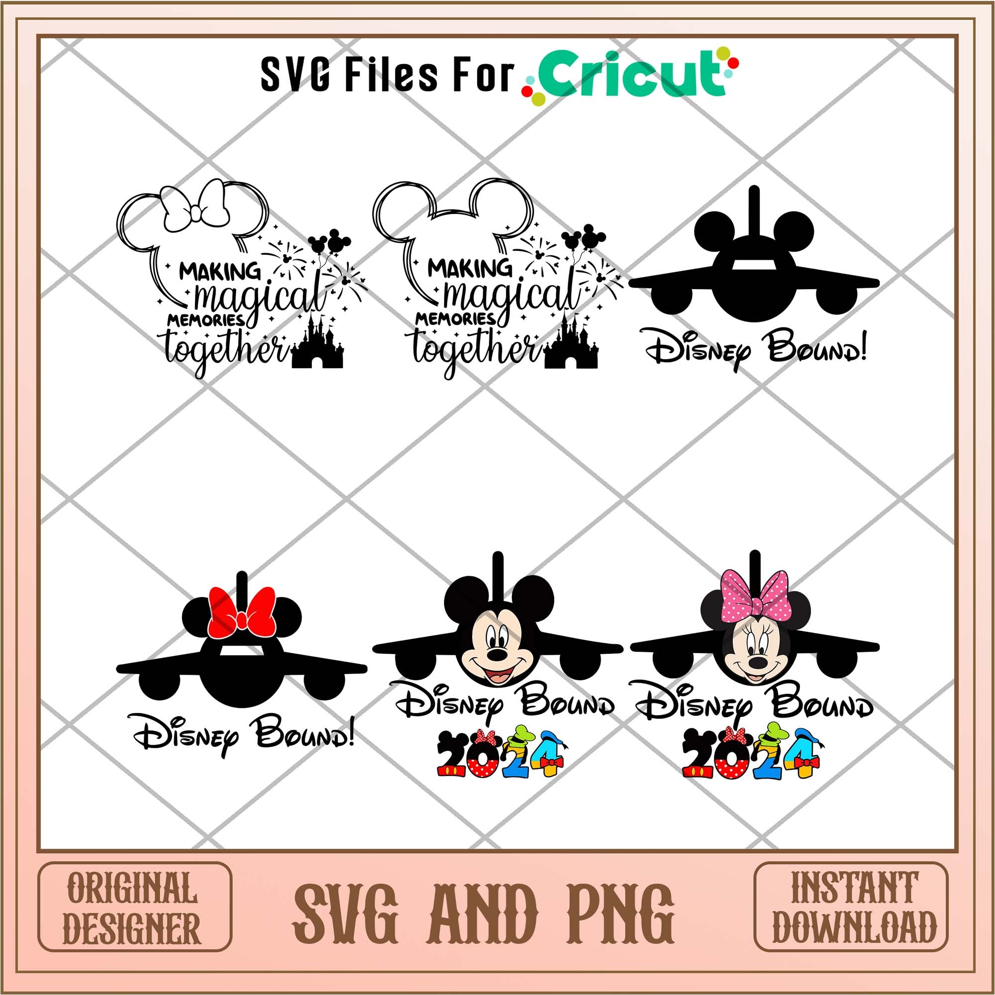 Disney bound airplanes 2024 svg bundle – svg files for cricut