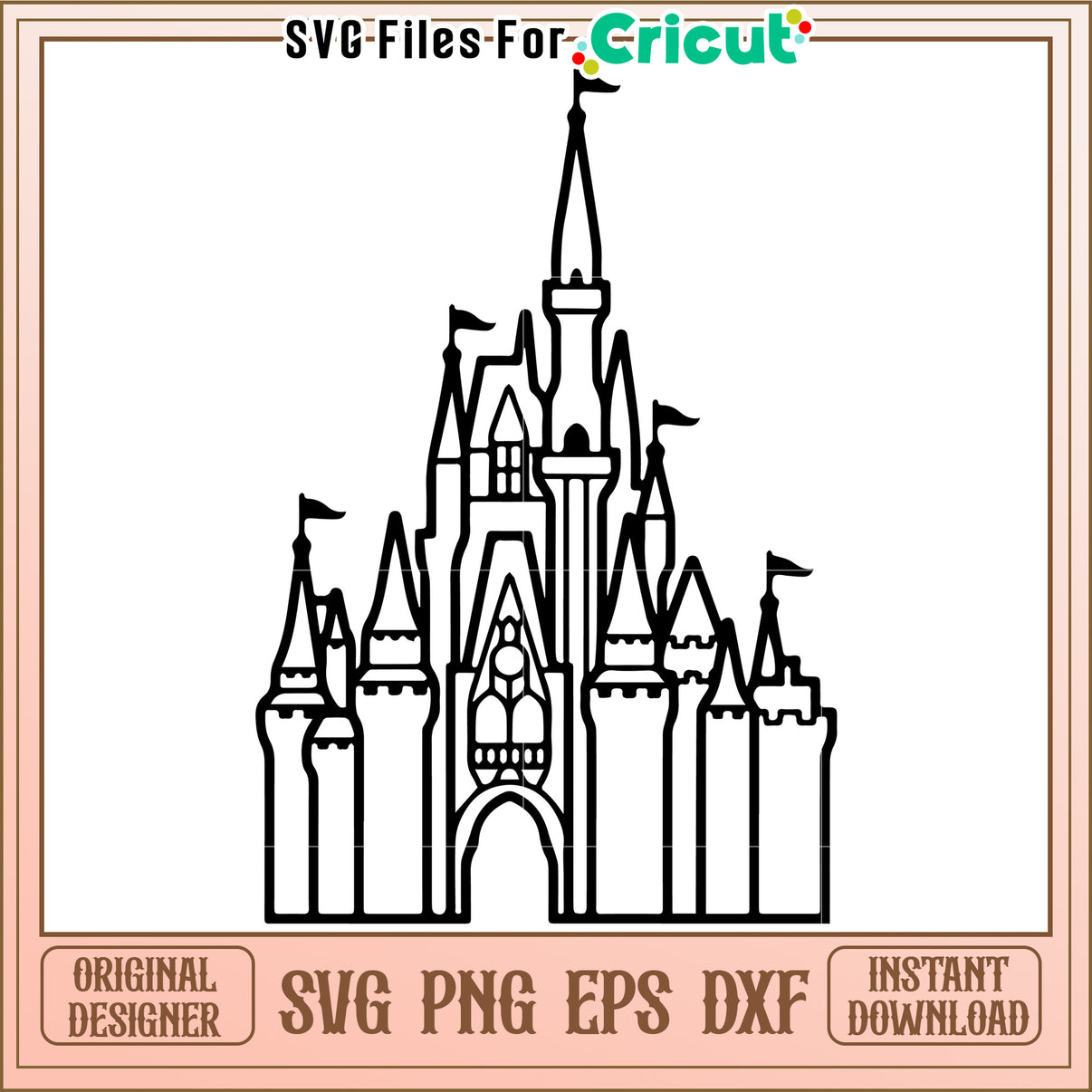 Disney castle svg design, Disney svg – svg files for cricut