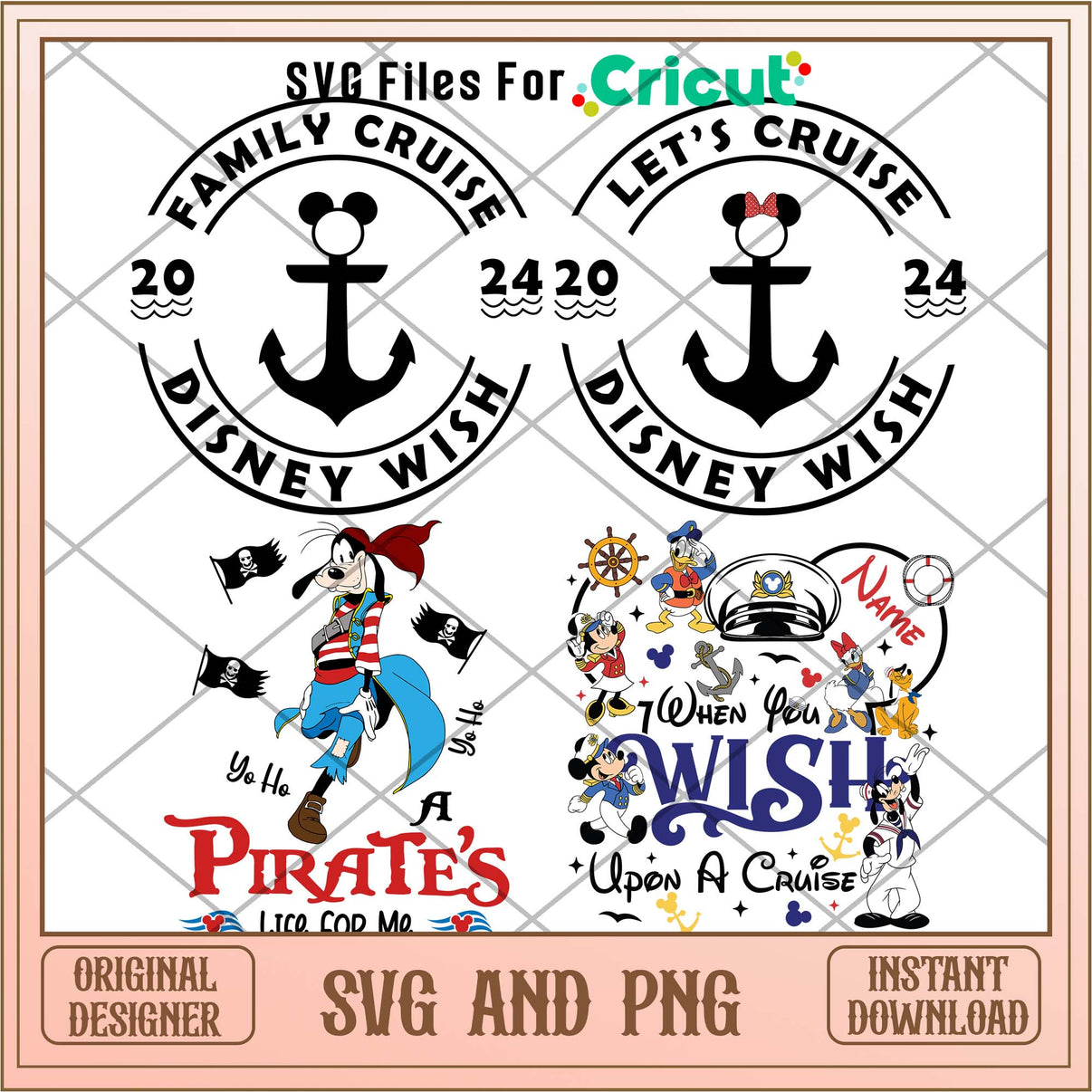 Disney pirate life logo svg bundle – svg files for cricut