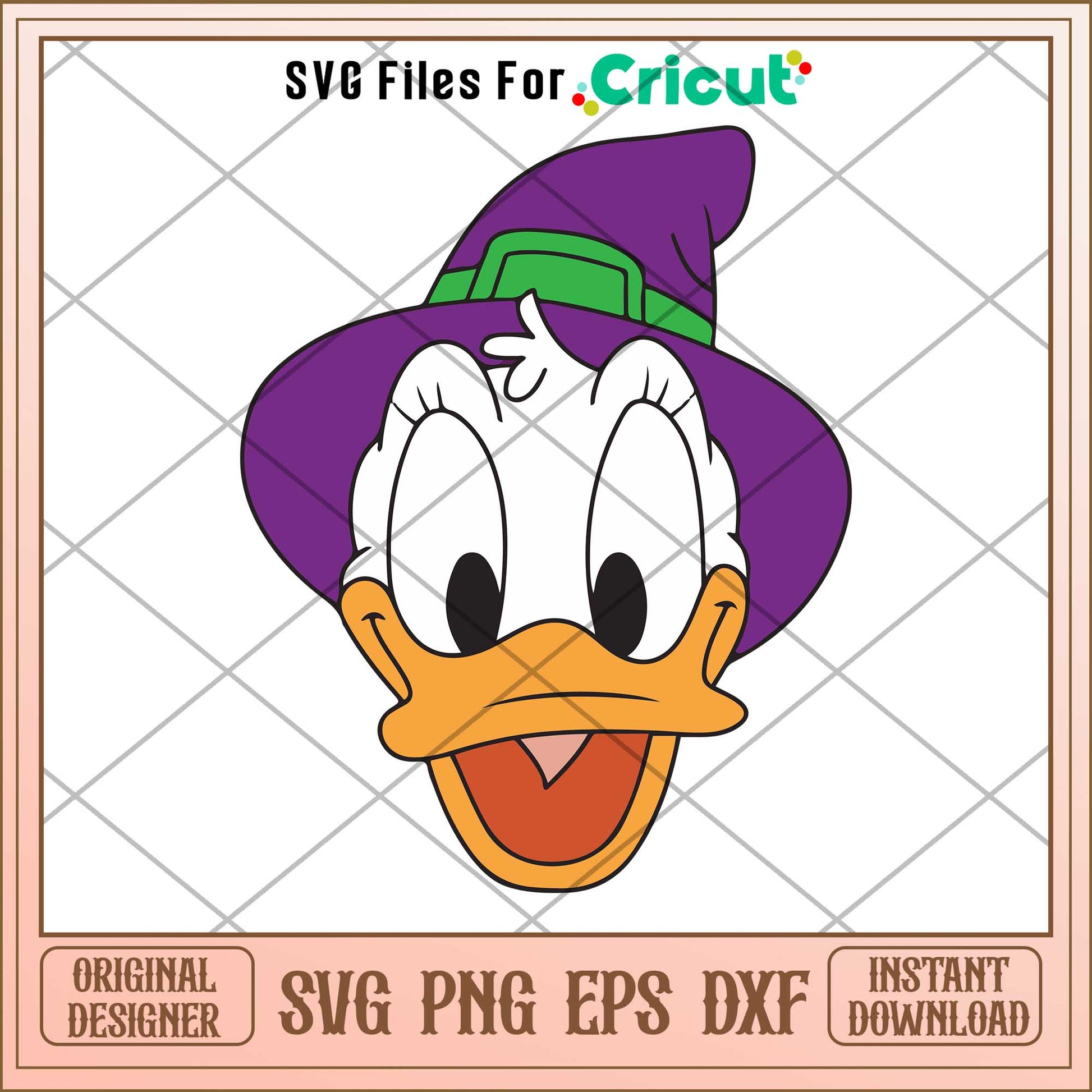 Disney duck daisy head svg, Disney characters svg, Digital Download ...