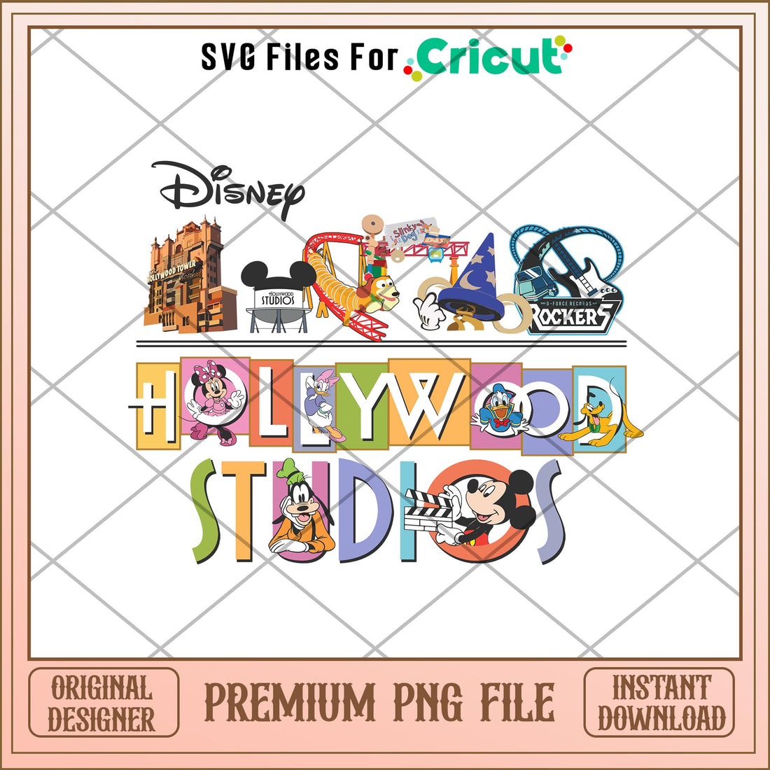 Disney hollywood studios design png, Disney characters png, Digital Do ...