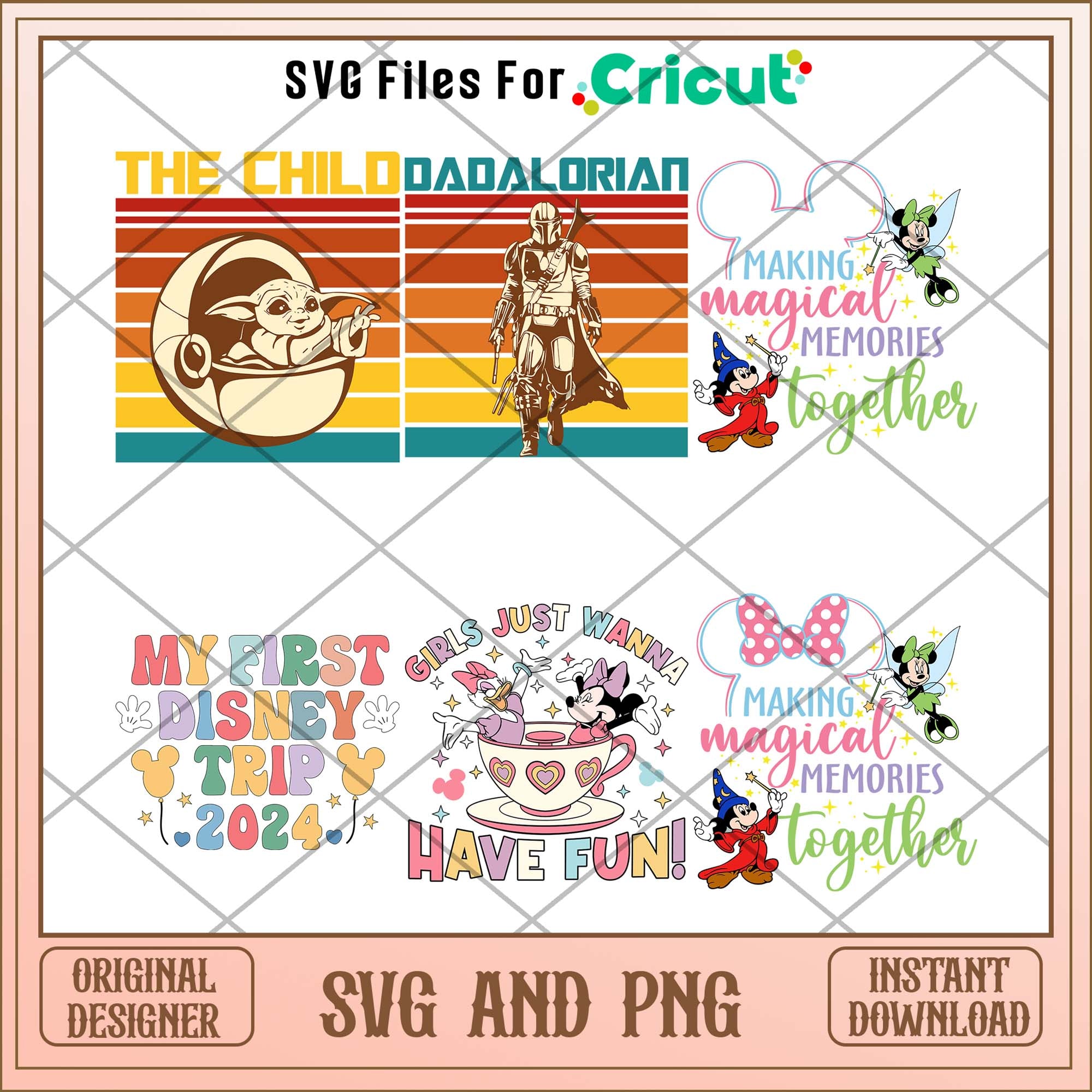 Disney cartoon and more svg bundle – svg files for cricut
