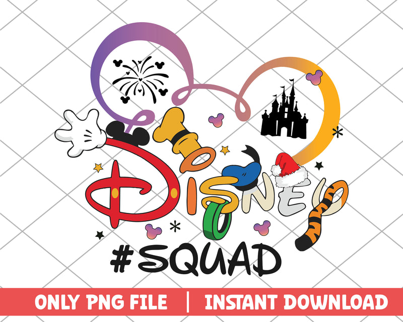 Disney squad disney png – svg files for cricut