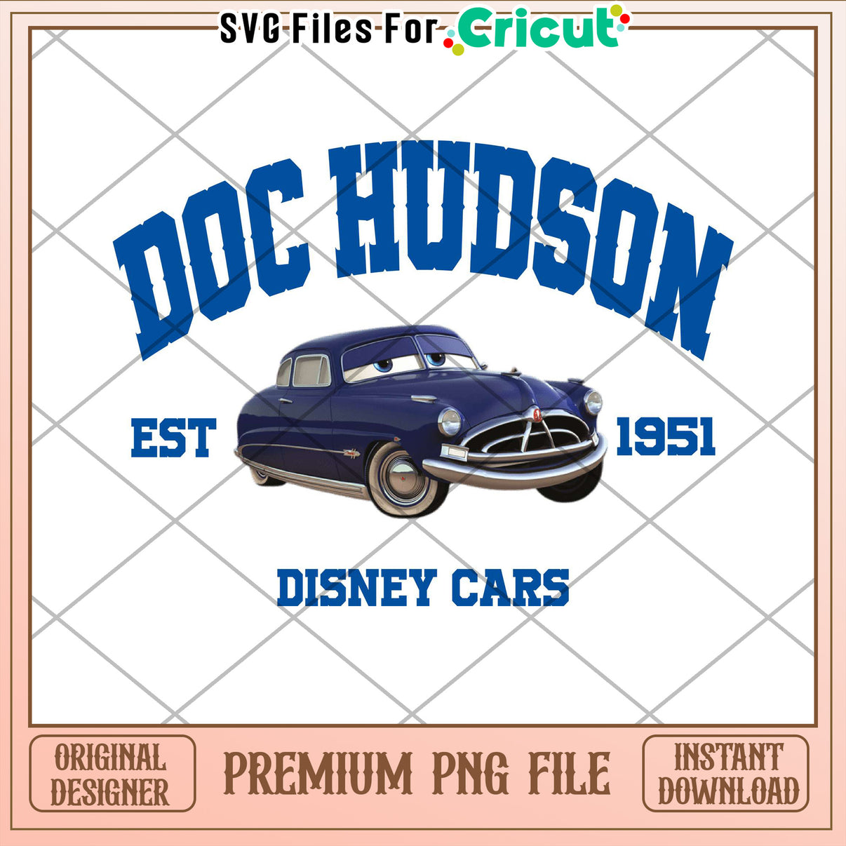 Doc Hudson Disney Cars PNG – svg files for cricut