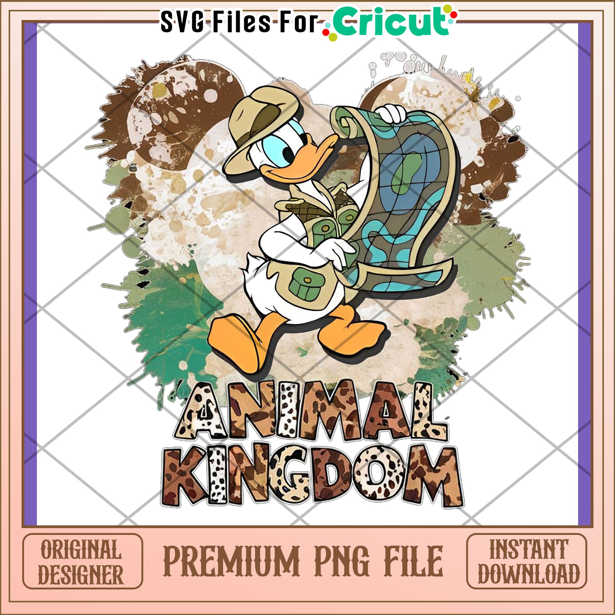 Donald Duck Animal Kingdom PNG – svg files for cricut