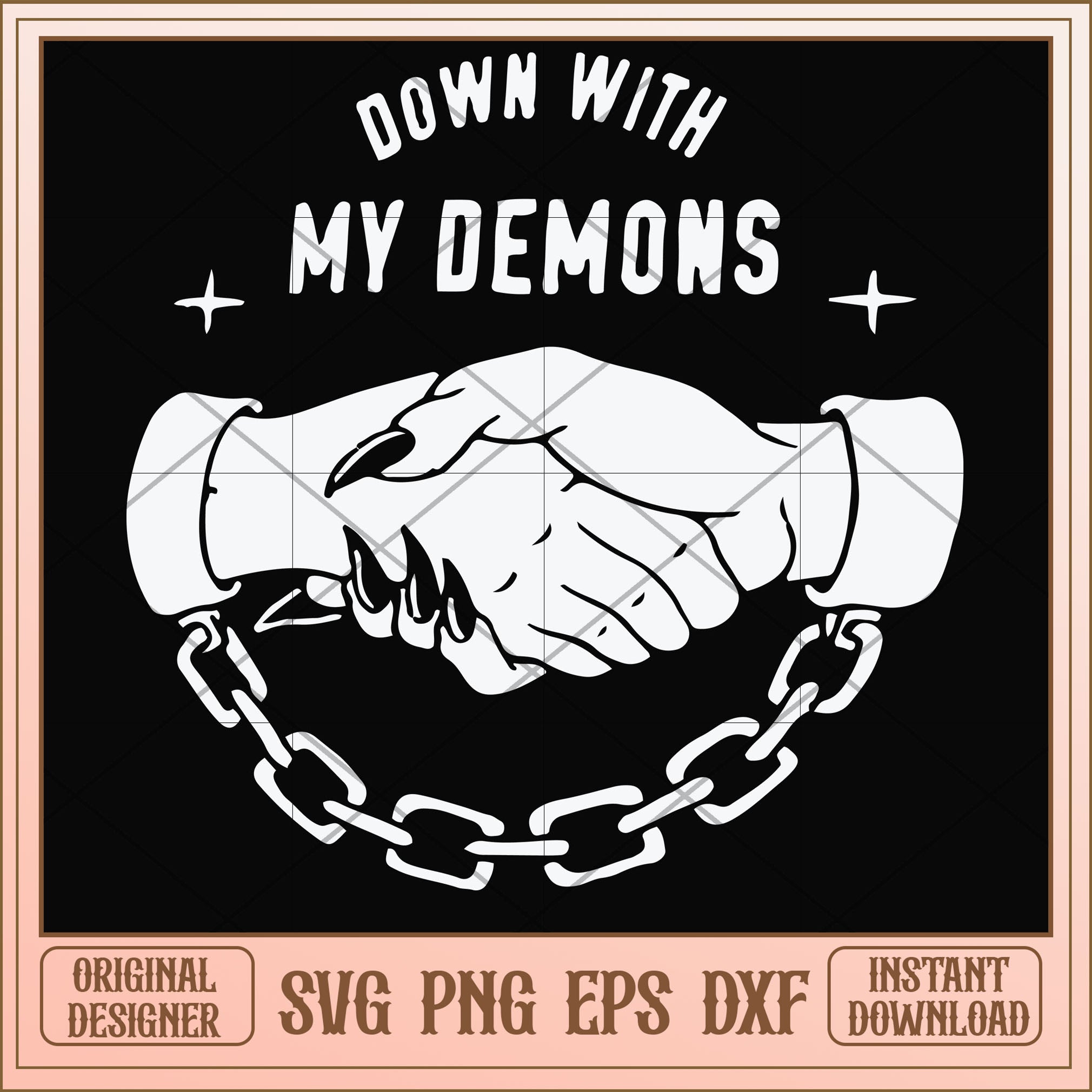 Down with my Demons svg, demons svg, funny svg – svg files for cricut