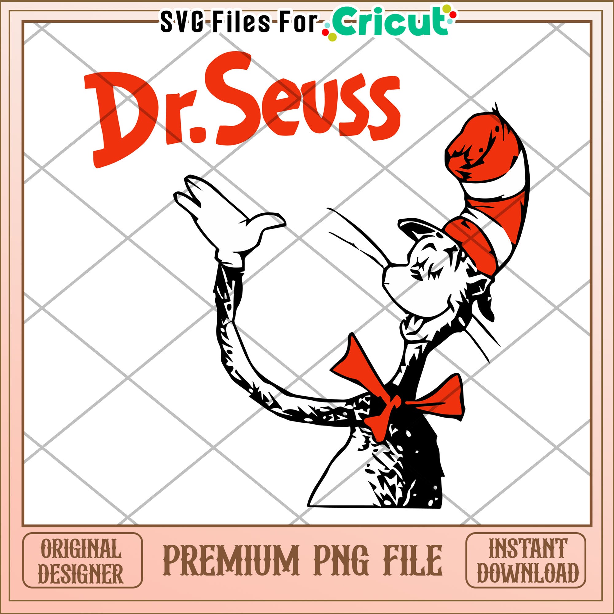 Dr Seuss Cat in the Hat PNG Download – svg files for cricut