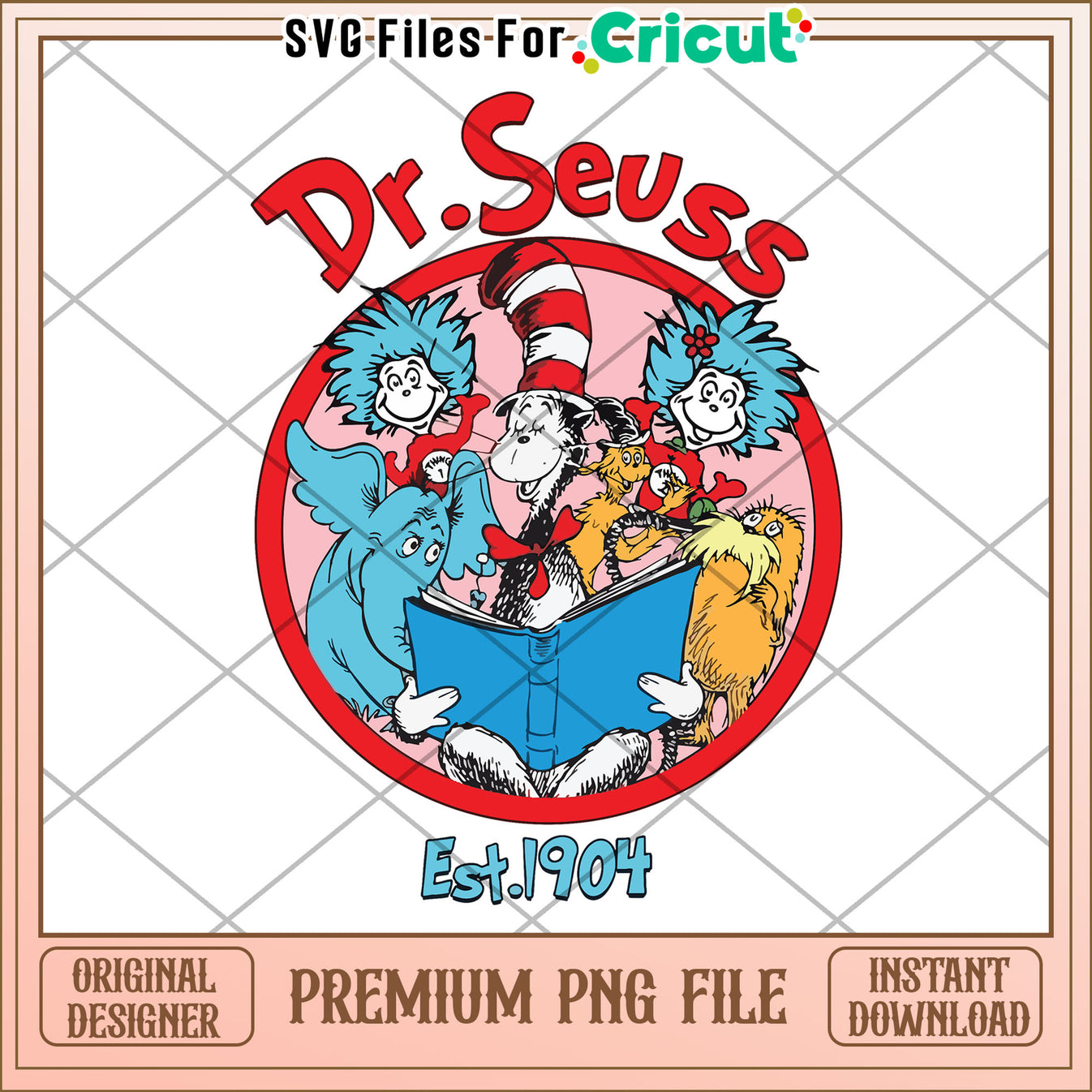 Dr Seuss Characters PNG Image Download – svg files for cricut