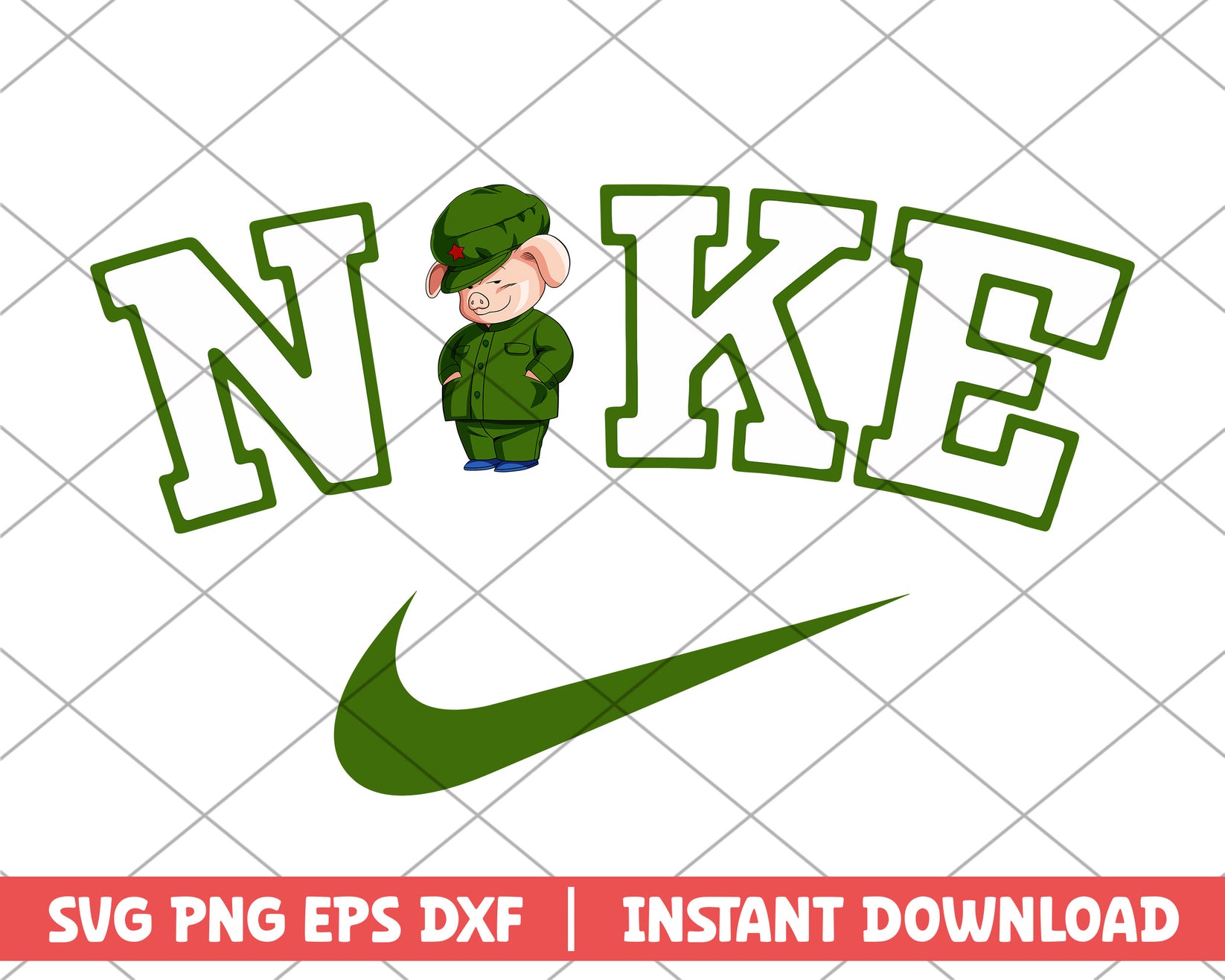 Dragon ball oolong nike logo anime svg – svg files for cricut