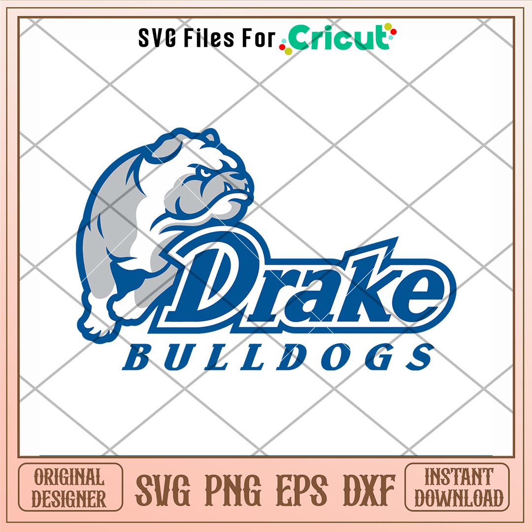 Drake Bulldogs Logo Svg, Drake Bulldogs Svg, NCAA Svg – svg files for ...