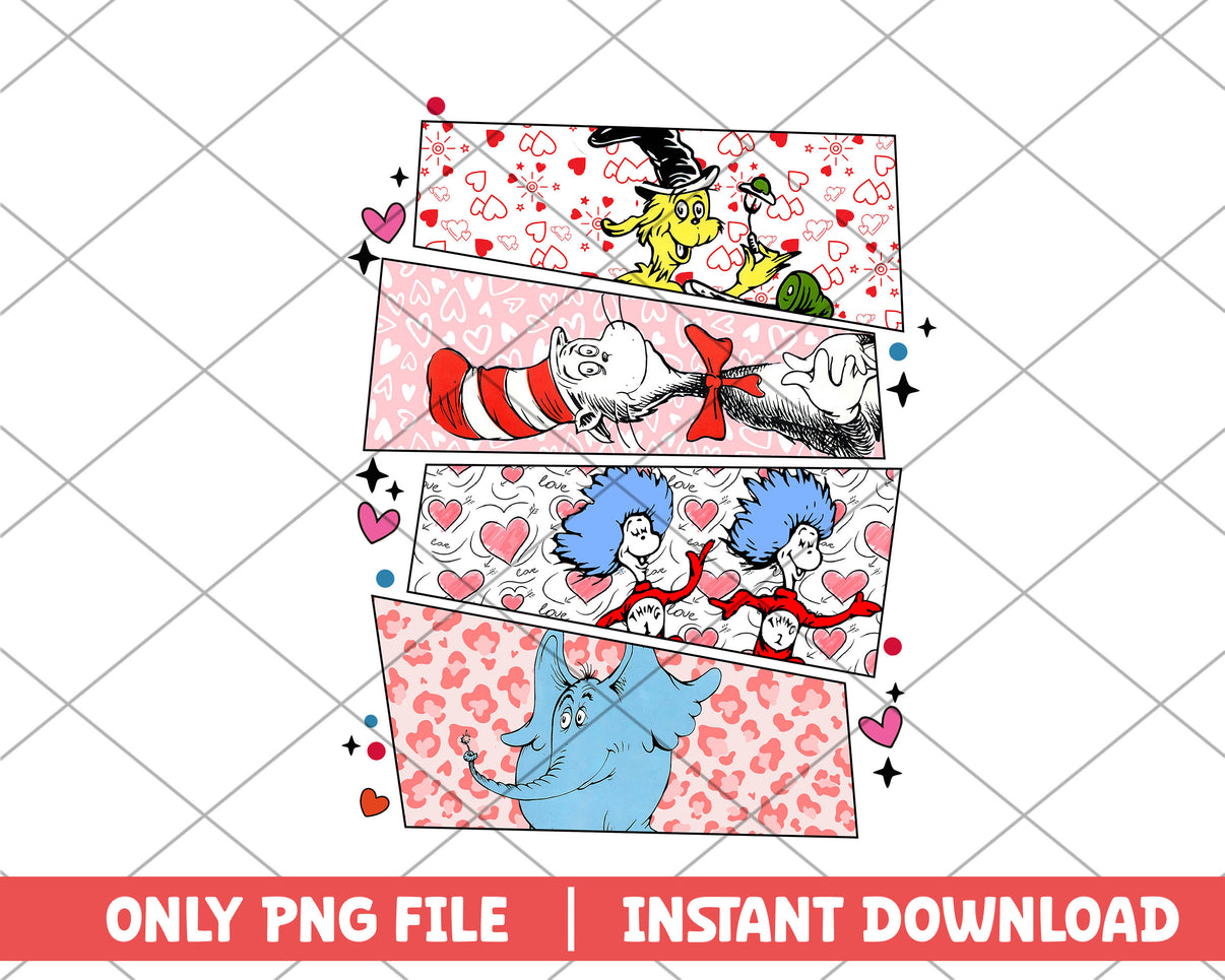 Dr seuss cartoon png – svg files for cricut