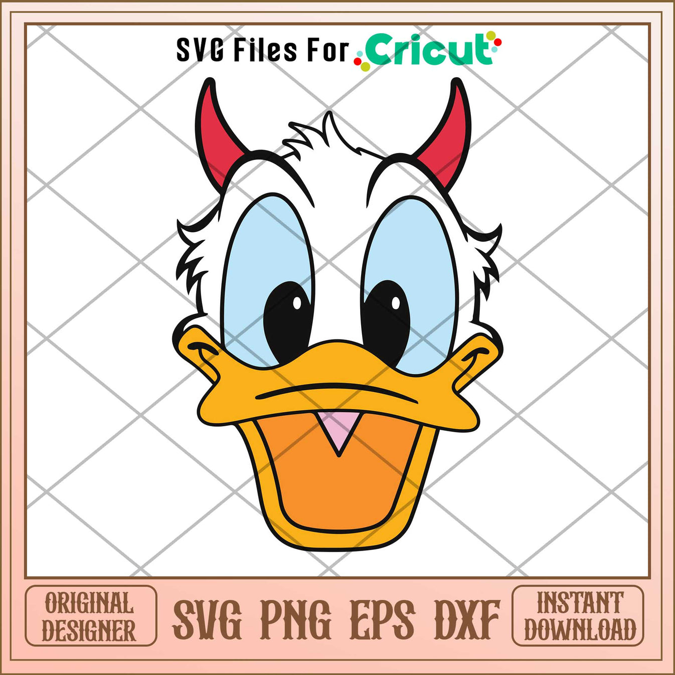Duck donald head svg, Disney characters svg, Digital Download – svg ...