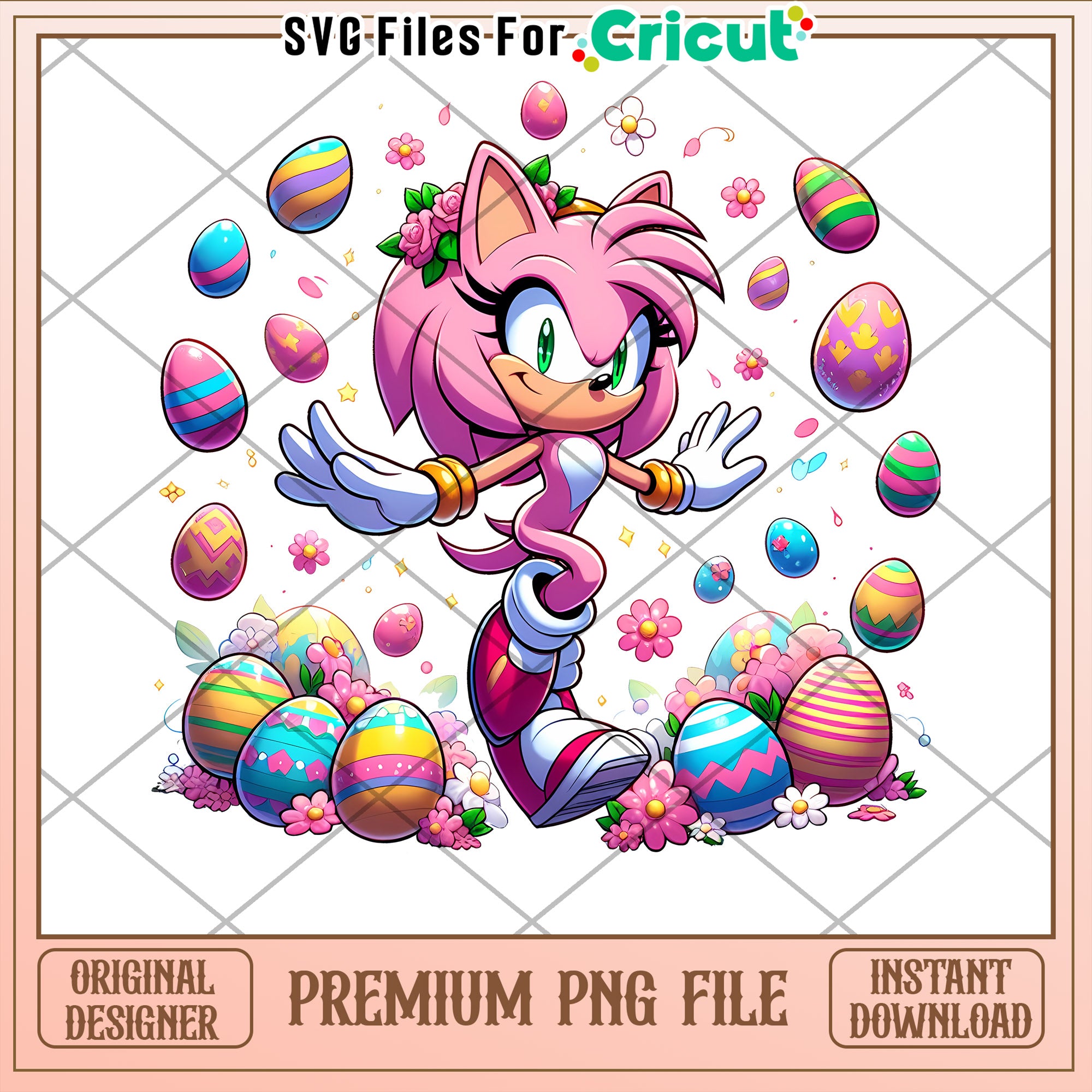 Easter Amy Rose PNG Cricut Design – svg files for cricut