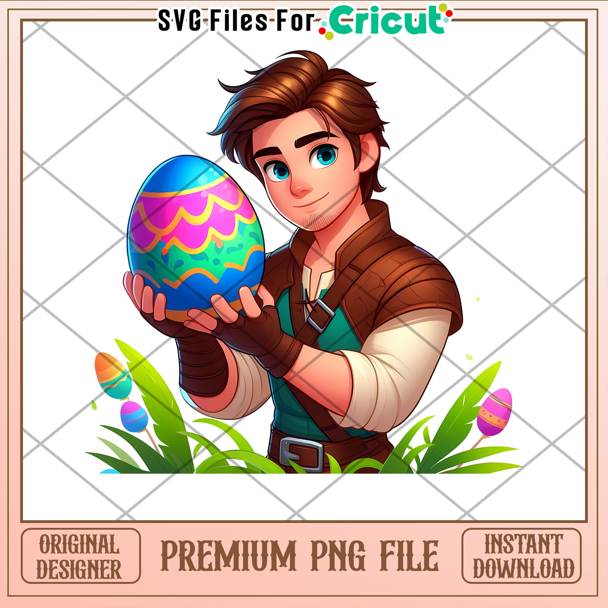 Easter Boy PNG Cricut Premium Design – svg files for cricut