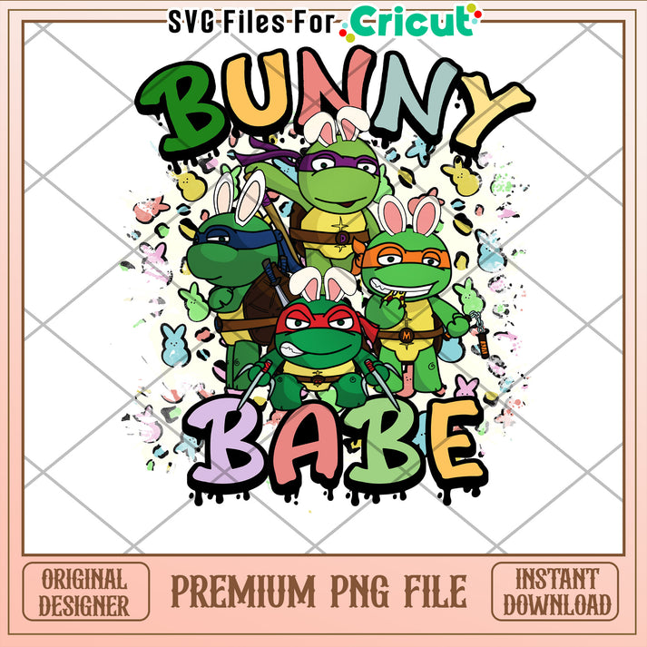 Easter Bunny TMNT PNG Sublimation – svg files for cricut
