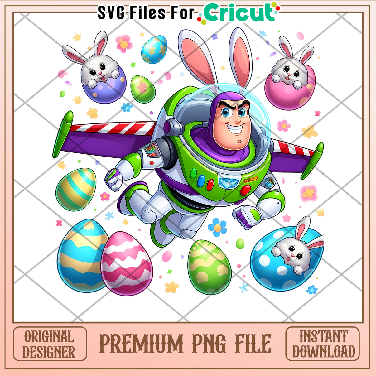 Easter Buzz Lightyear PNG File – svg files for cricut