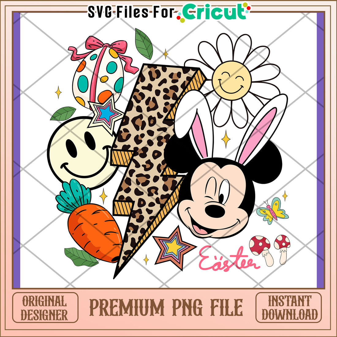 Easter Mickey Mouse PNG Design Download – svg files for cricut