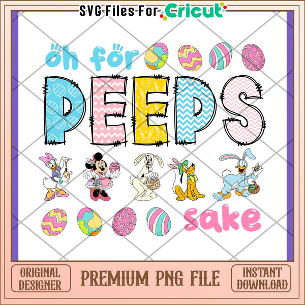 Easter Peeps PNG Design Disney Characters – svg files for cricut