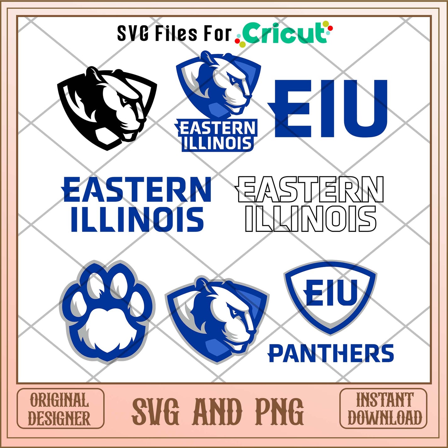 Eastern Illinois Panthers svg, Eastern Illinois Panthers svg bundle, N ...