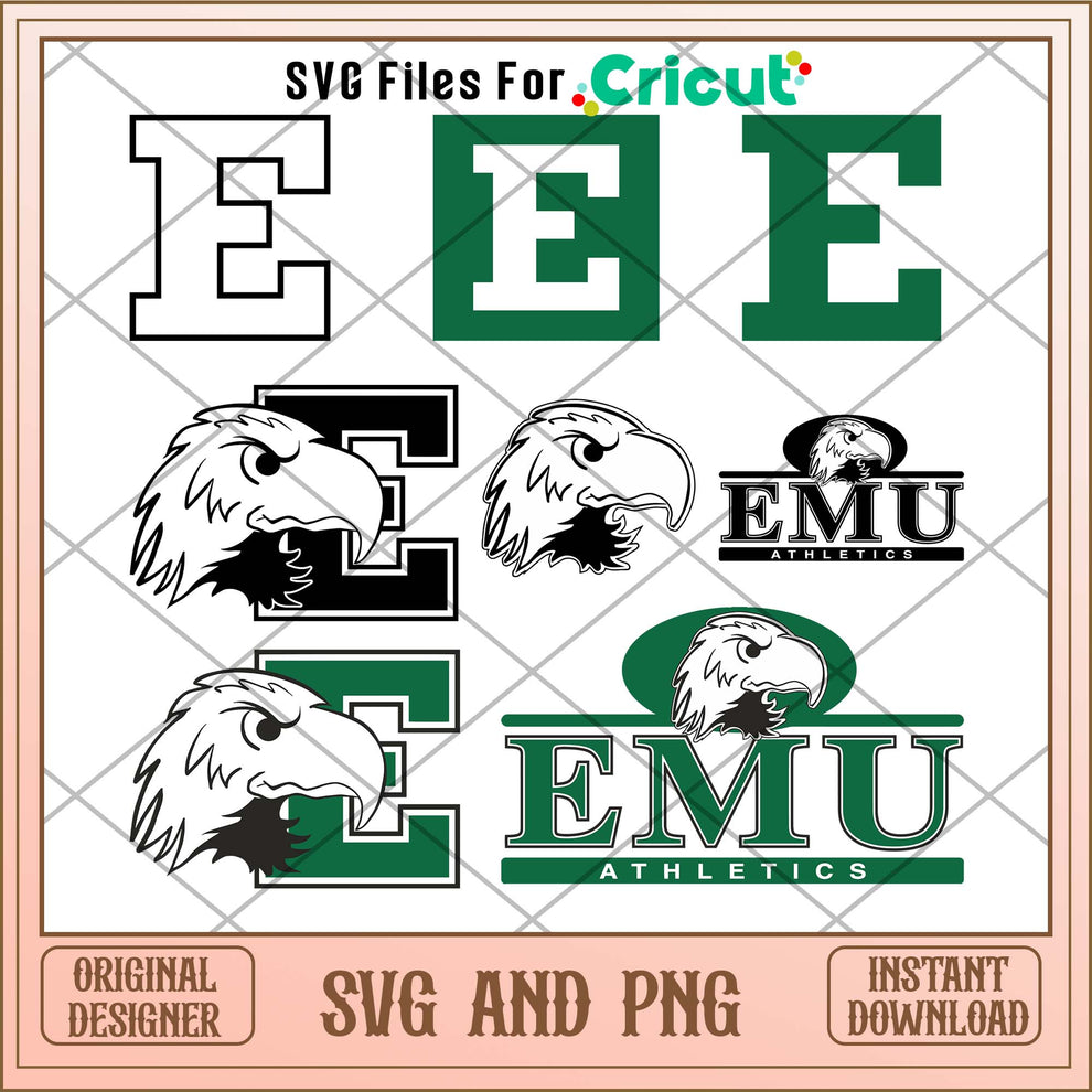 Eastern Michigan Eagles svg, Eastern Michigan Eagles svg bundle, NCAA ...