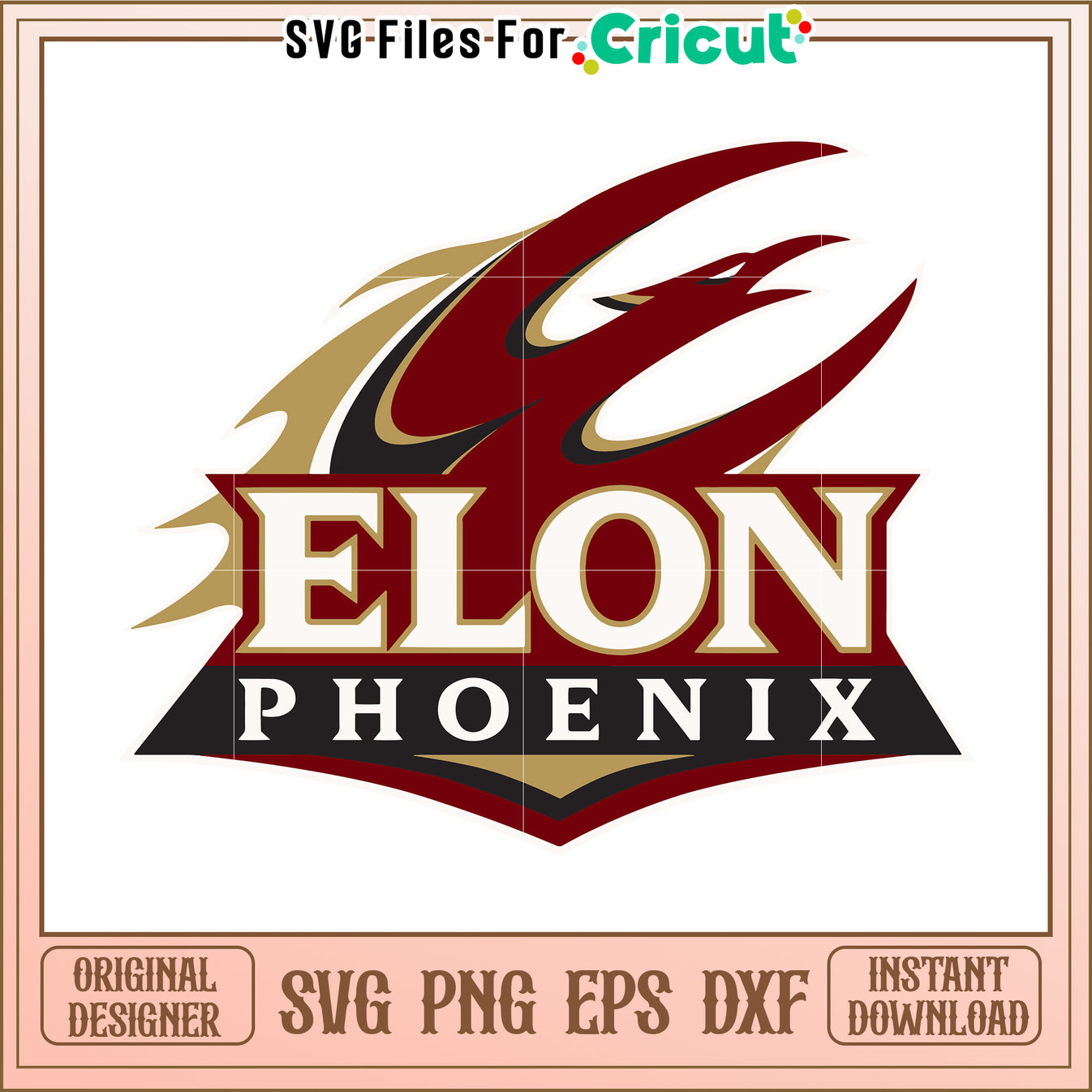 Elon Phoenix Logo SVG File for Cricut, Instant Download Now Available ...