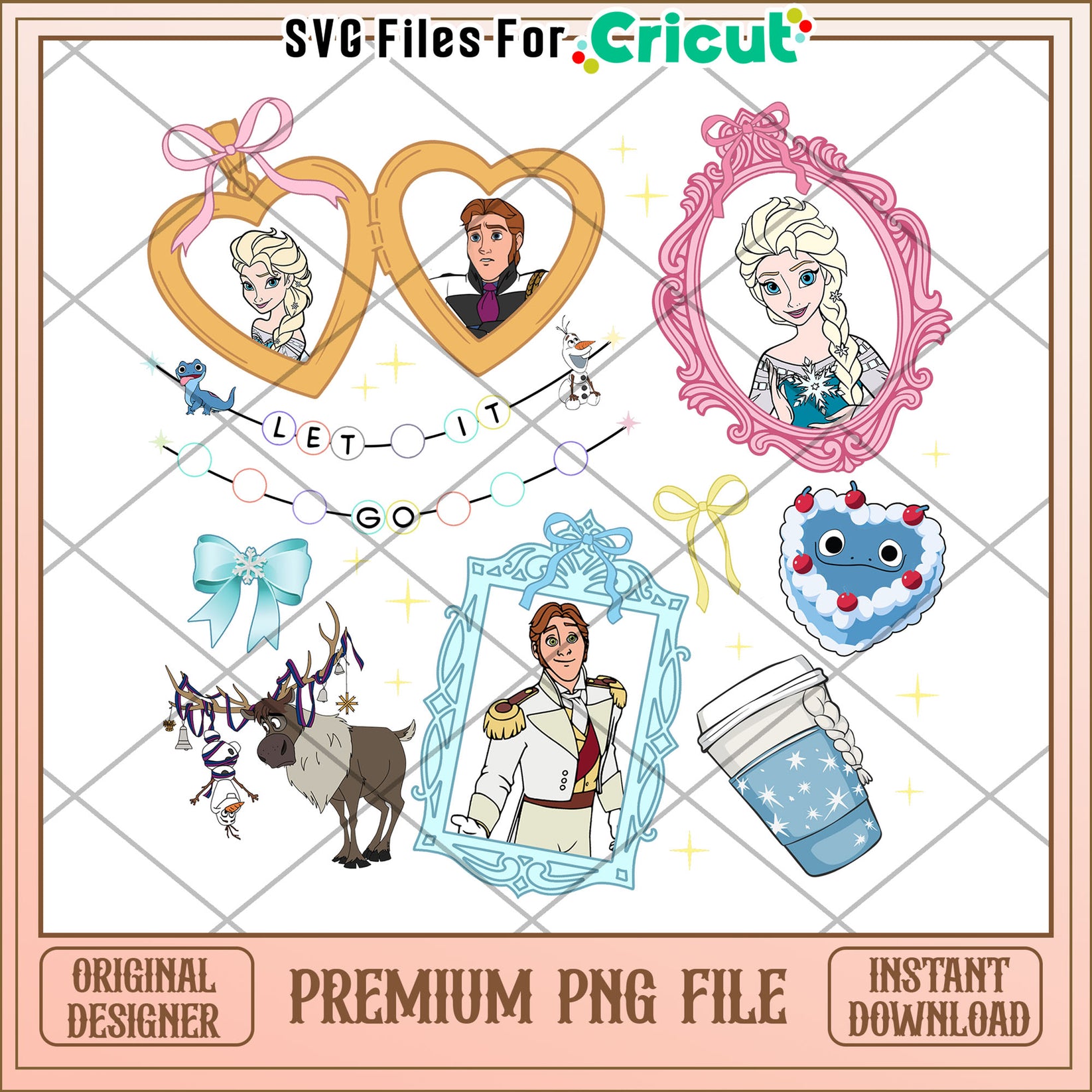 Elsa princess photo frame png, elsa and the prince png, frozen 2 png ...
