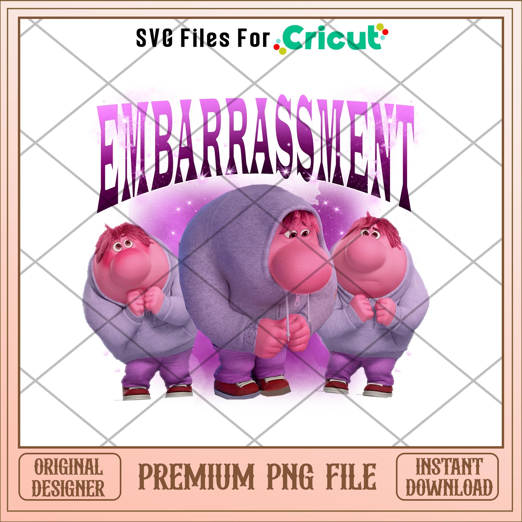 Embarrassment disney Inside out 2 png – svg files for cricut