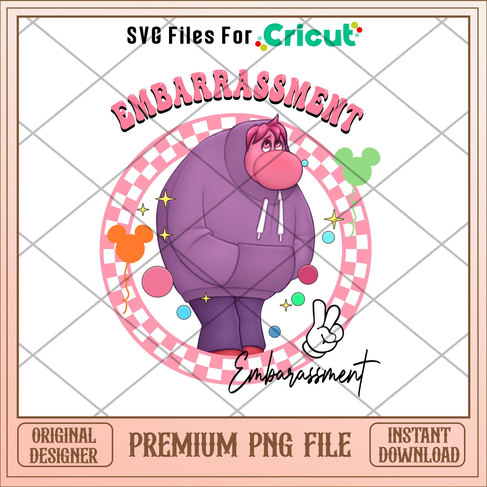 Embarrassment disney Inside out png – svg files for cricut