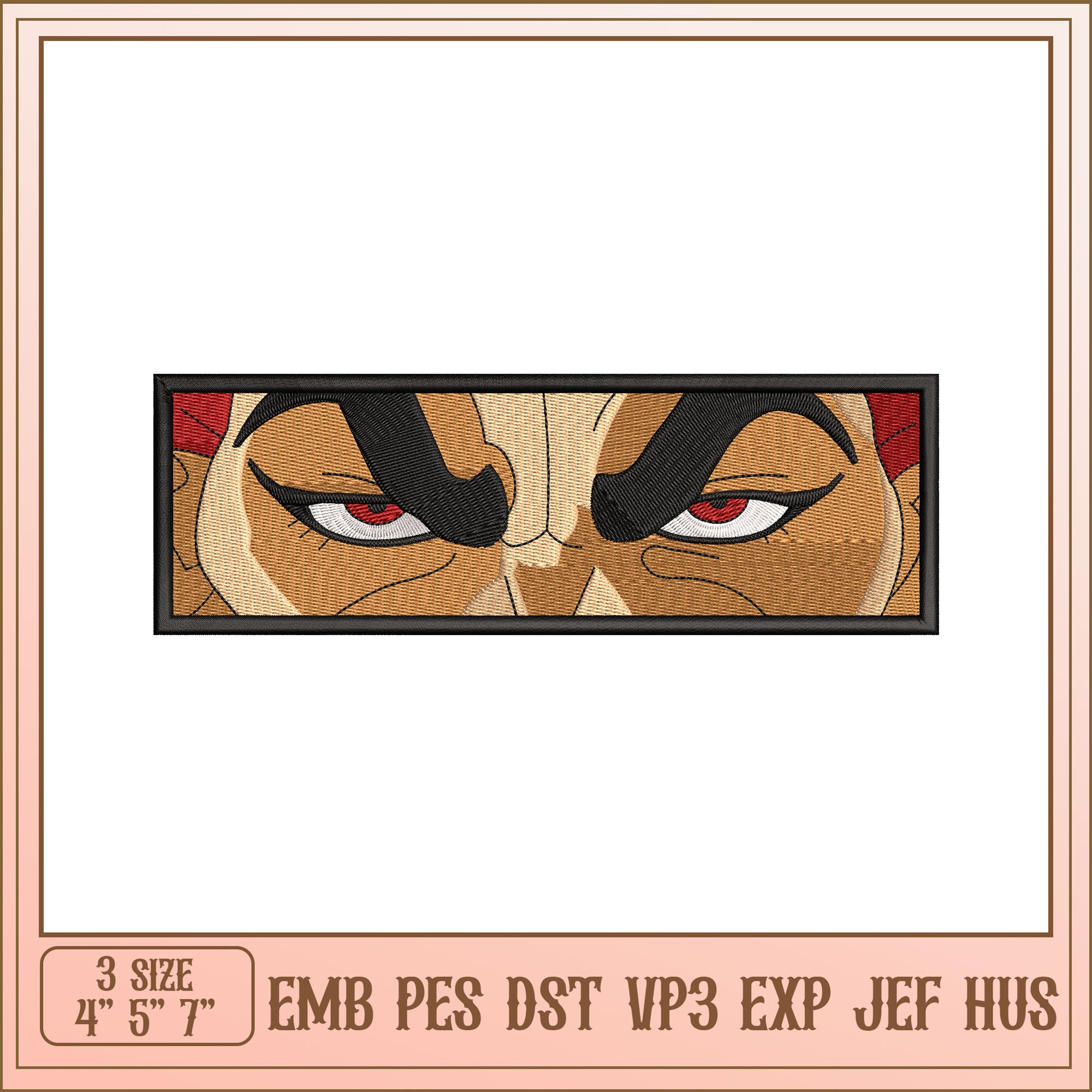 Embroidery Design Angry Eyes Patch – svg files for cricut