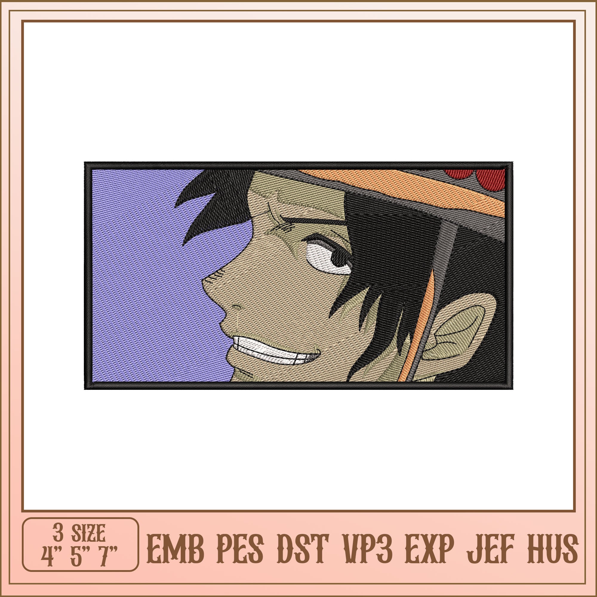 Embroidery Design Anime Patch – svg files for cricut
