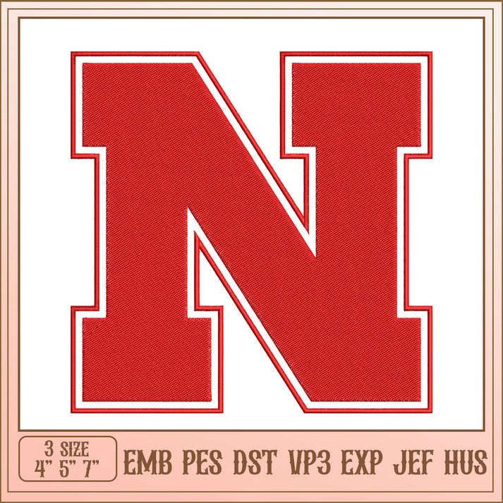 Embroidery Design Letter N – svg files for cricut