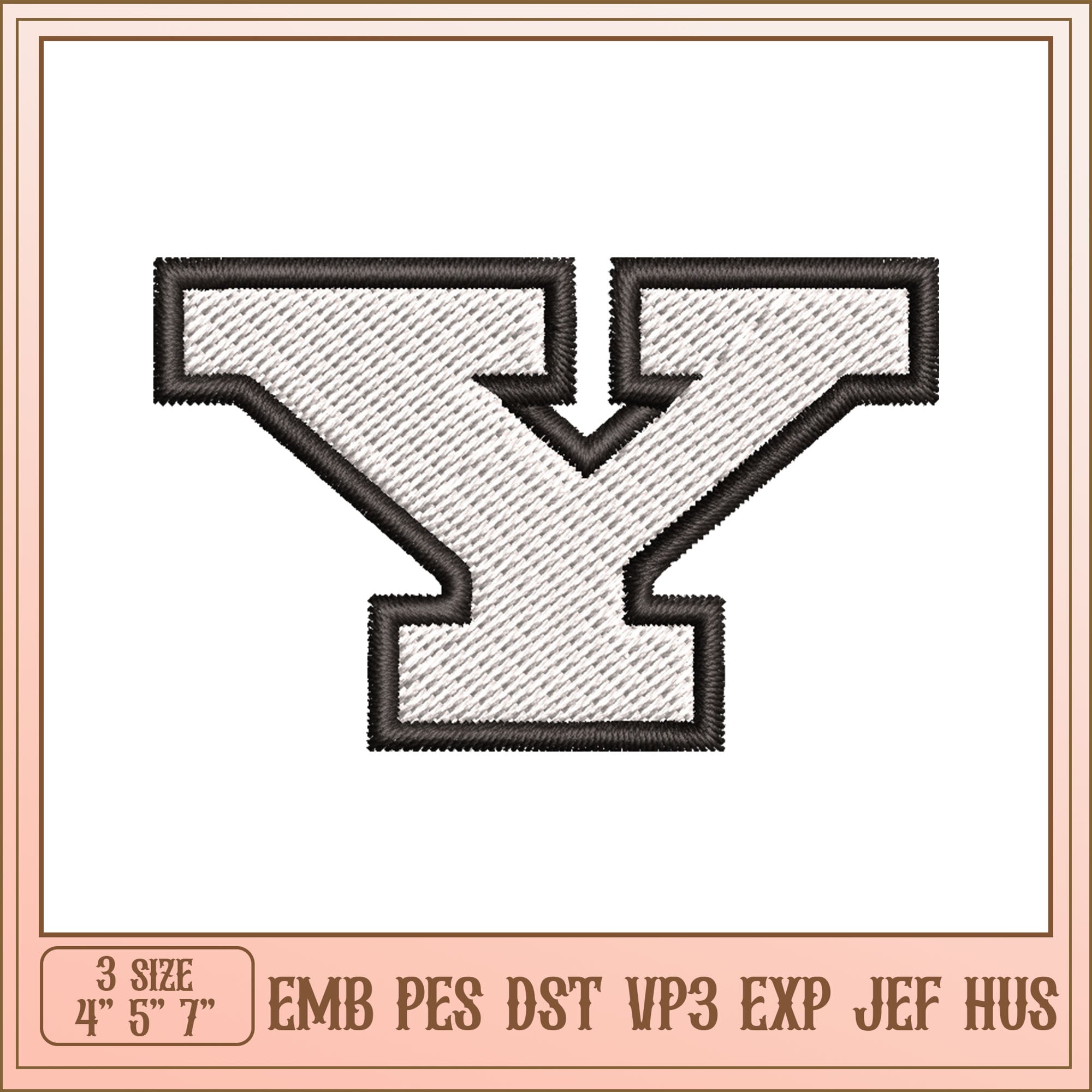 Embroidery Design Letter Y – svg files for cricut