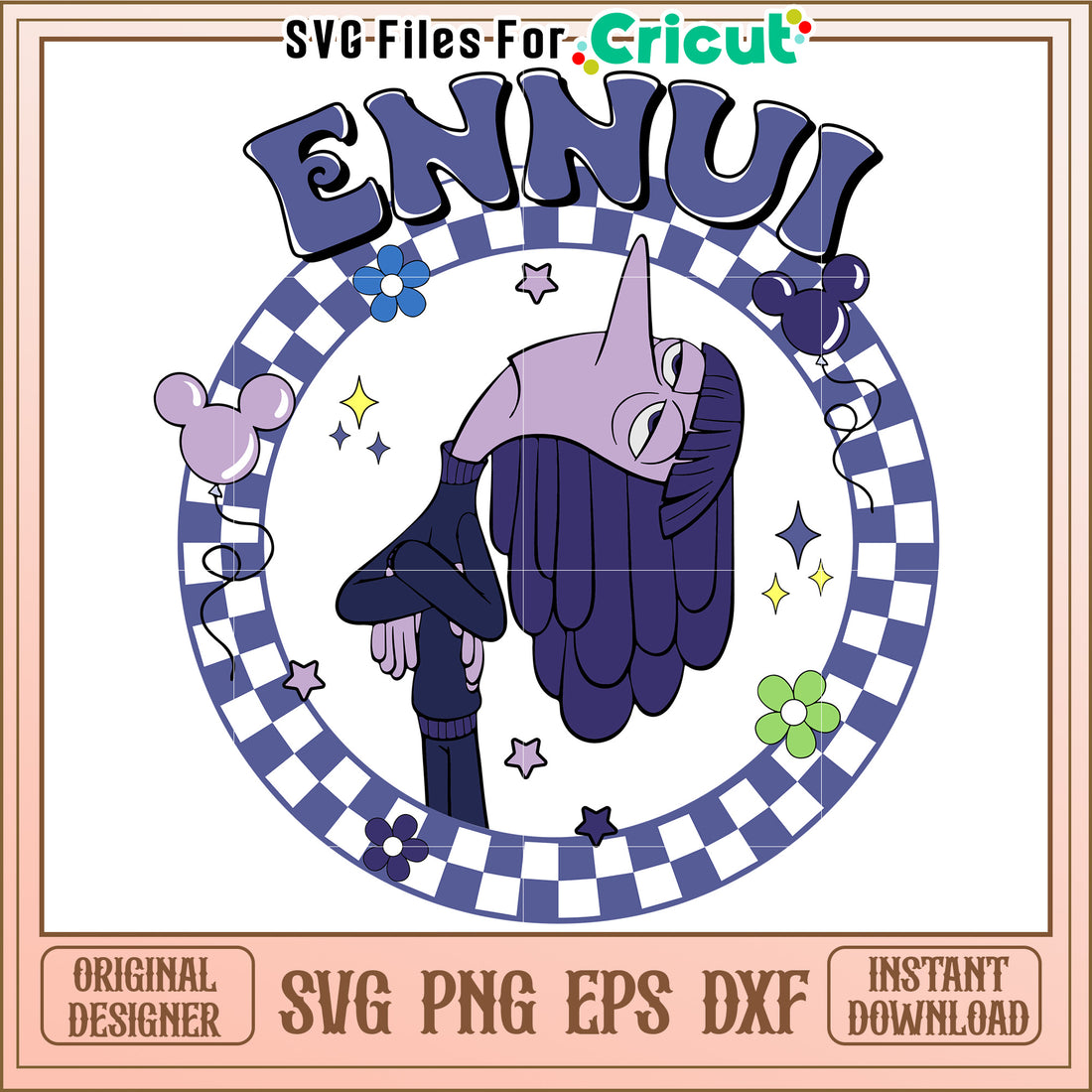 Ennui SVG Design Instant Download – svg files for cricut